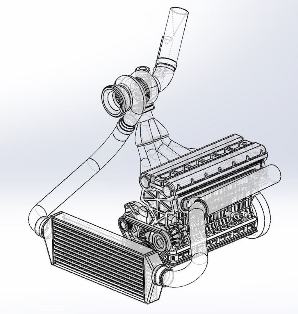 Diecast Engine Of Uphill Sand Racing Dragster Version 2 Scale 1 To 25 ...