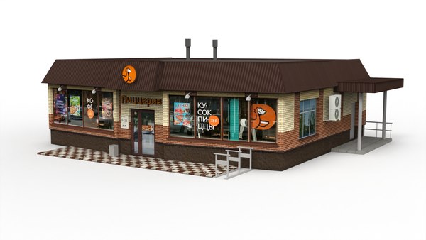 Pizzeria 3D model - TurboSquid 2026956