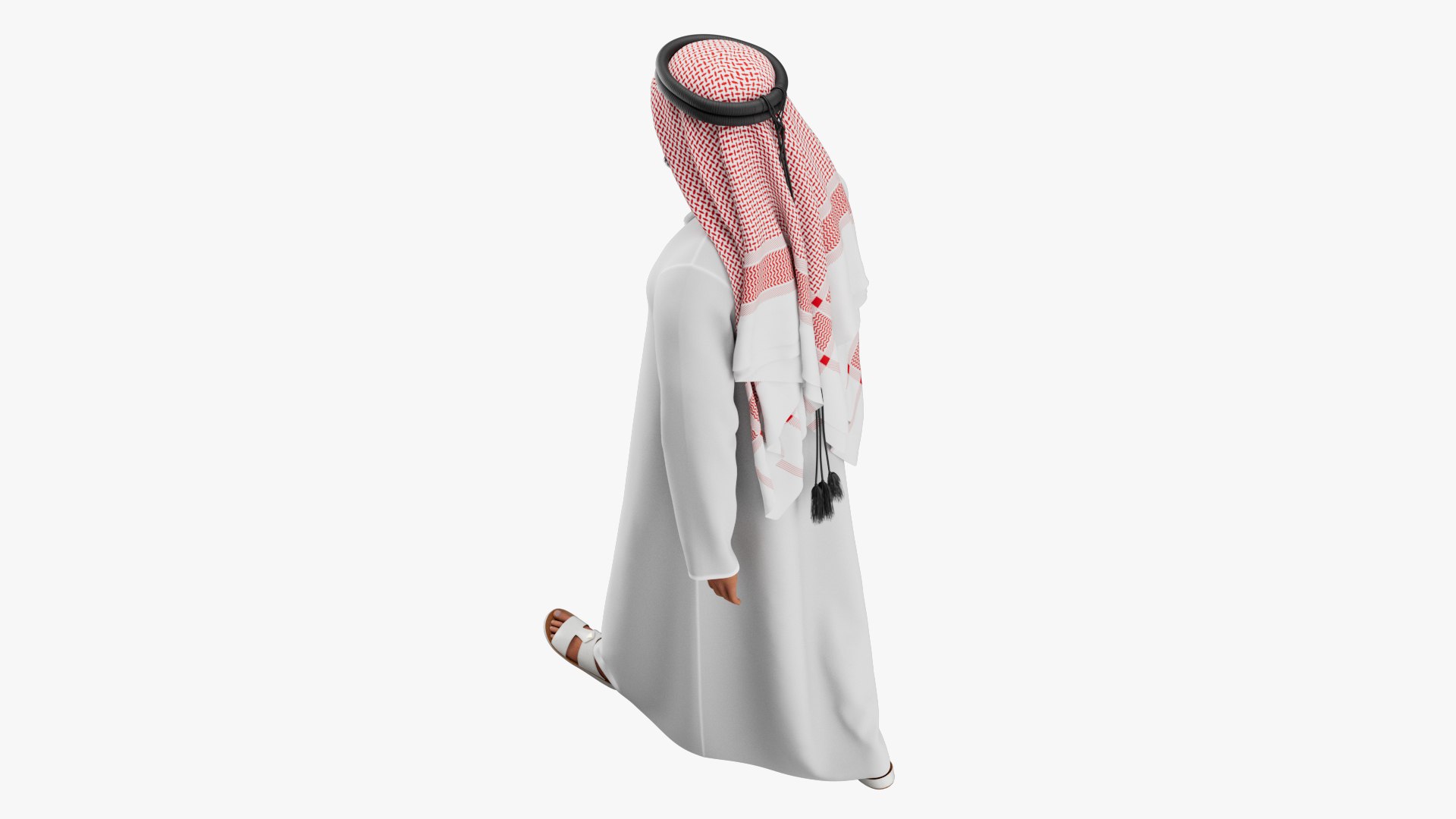 Arabic Omani Traditional Man Walking Model - TurboSquid 2412782
