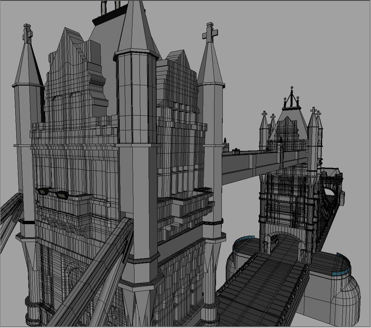 3d Model London Tower Bridge