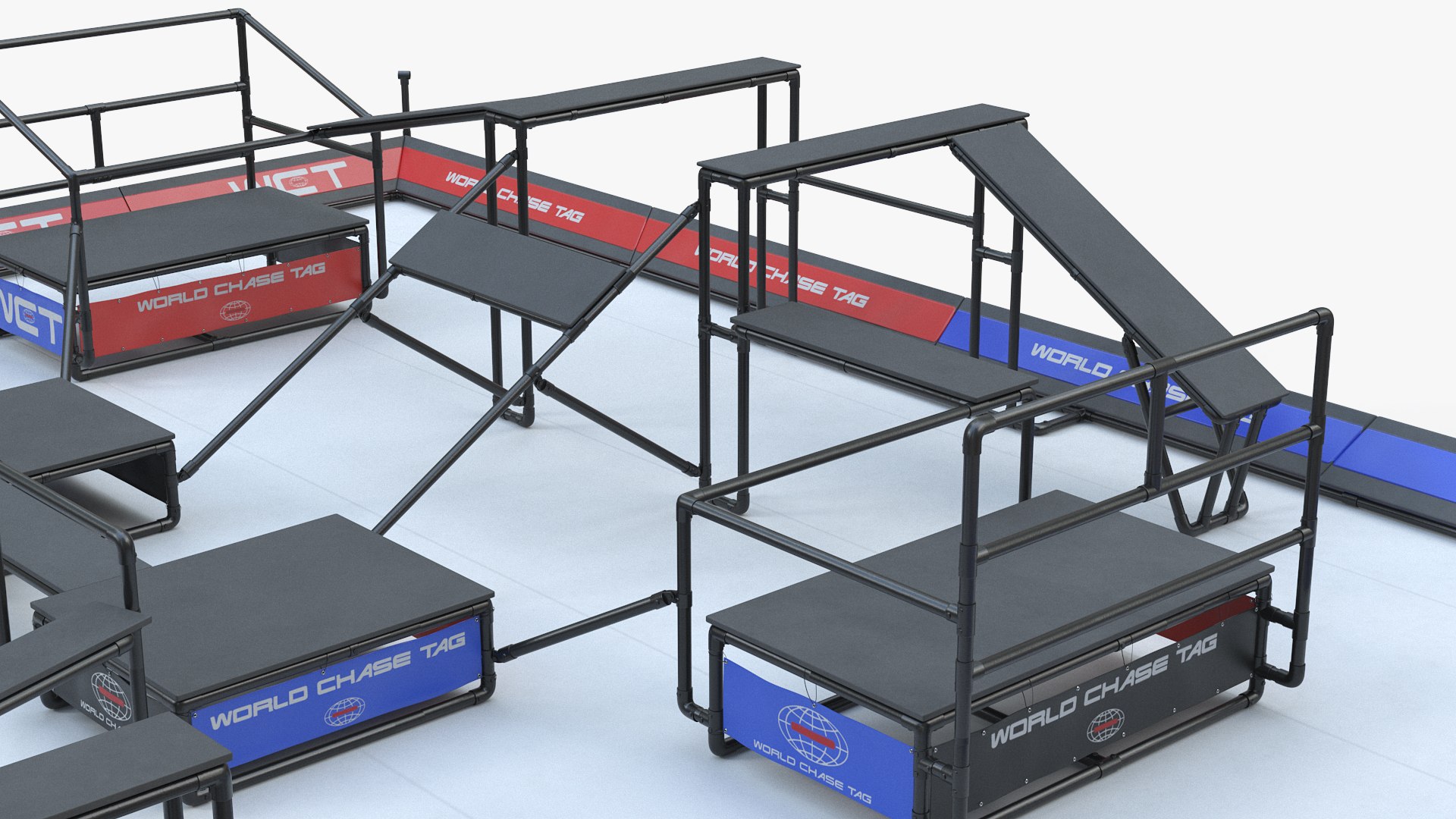 3D WCT Parkour Training Arena - TurboSquid 2370095