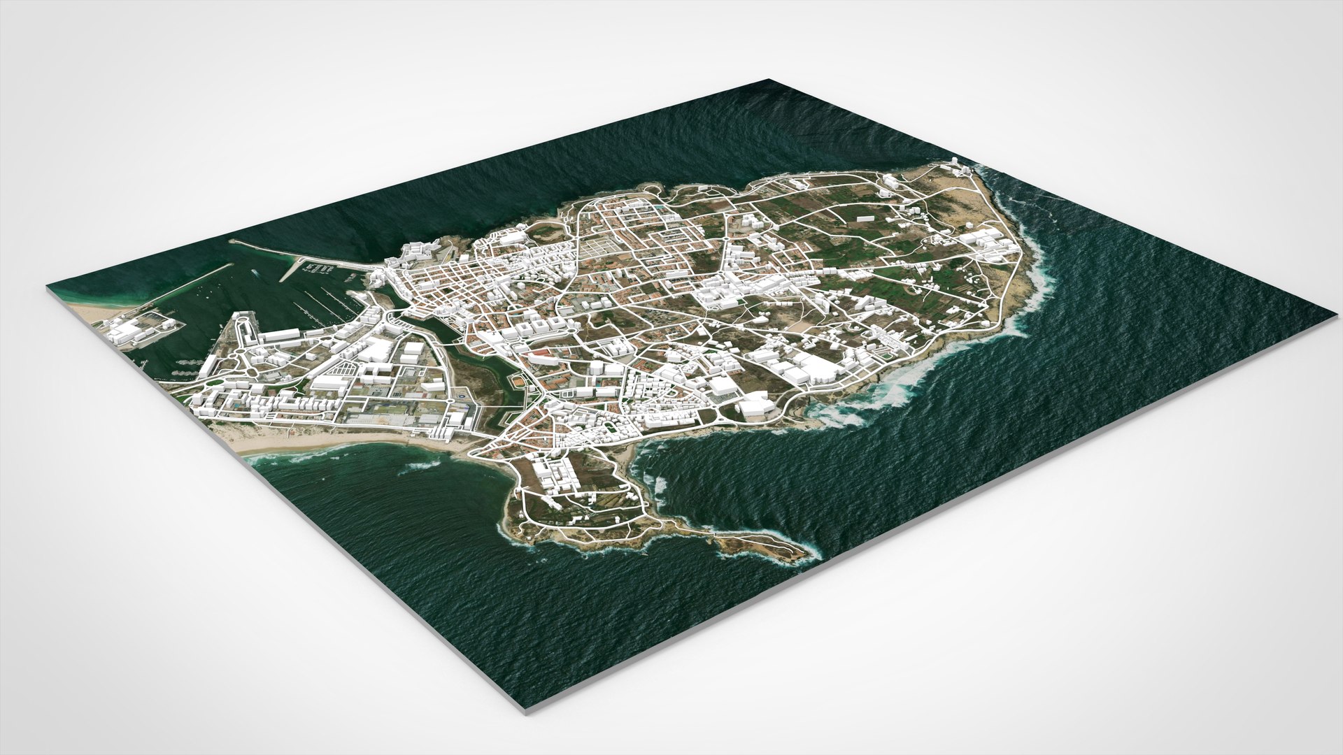3D Cityscape Peniche Portugal - TurboSquid 2351329