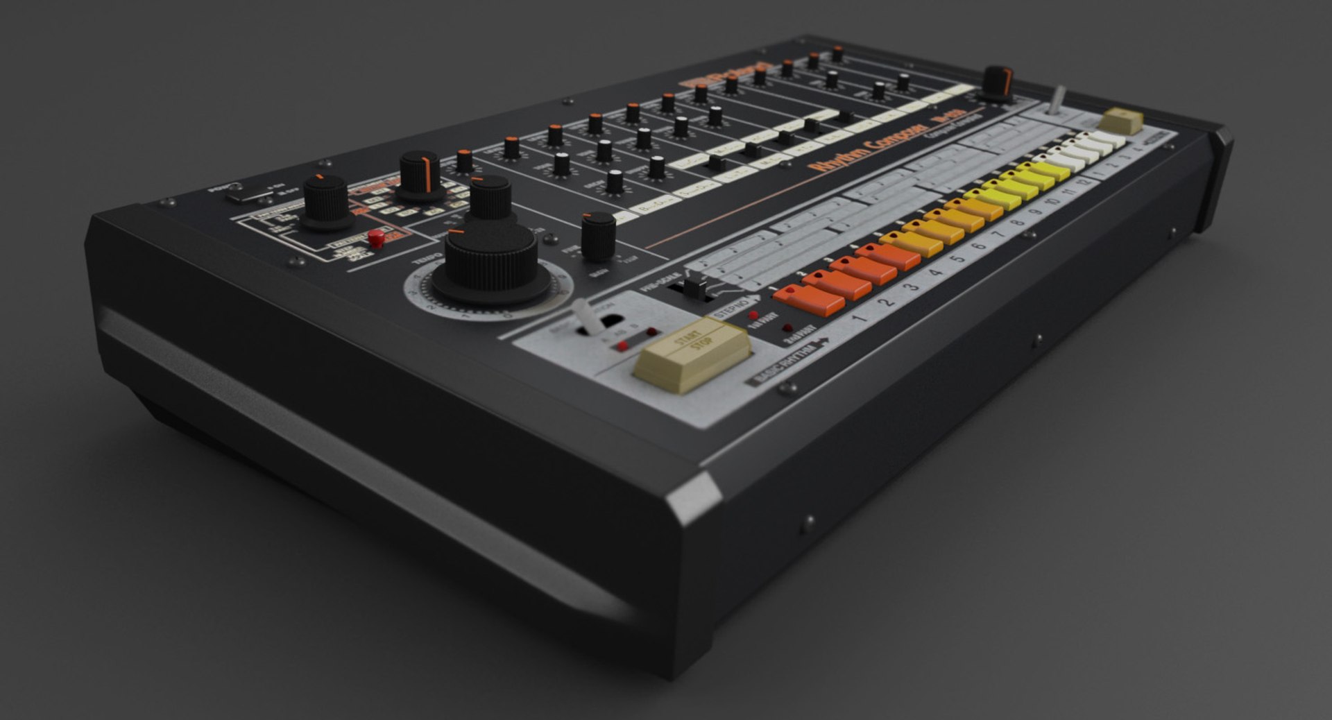 Transistor Roland Tr-808 3d Model