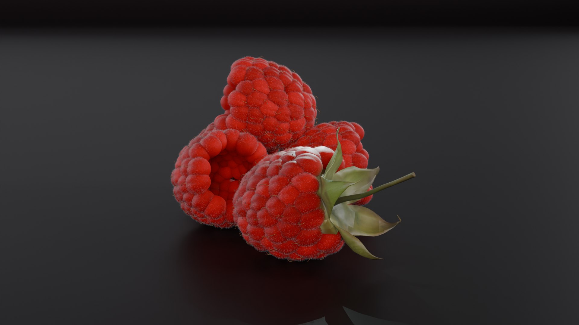 Photorealistic Raspberry 3D Model 3D - TurboSquid 2333057