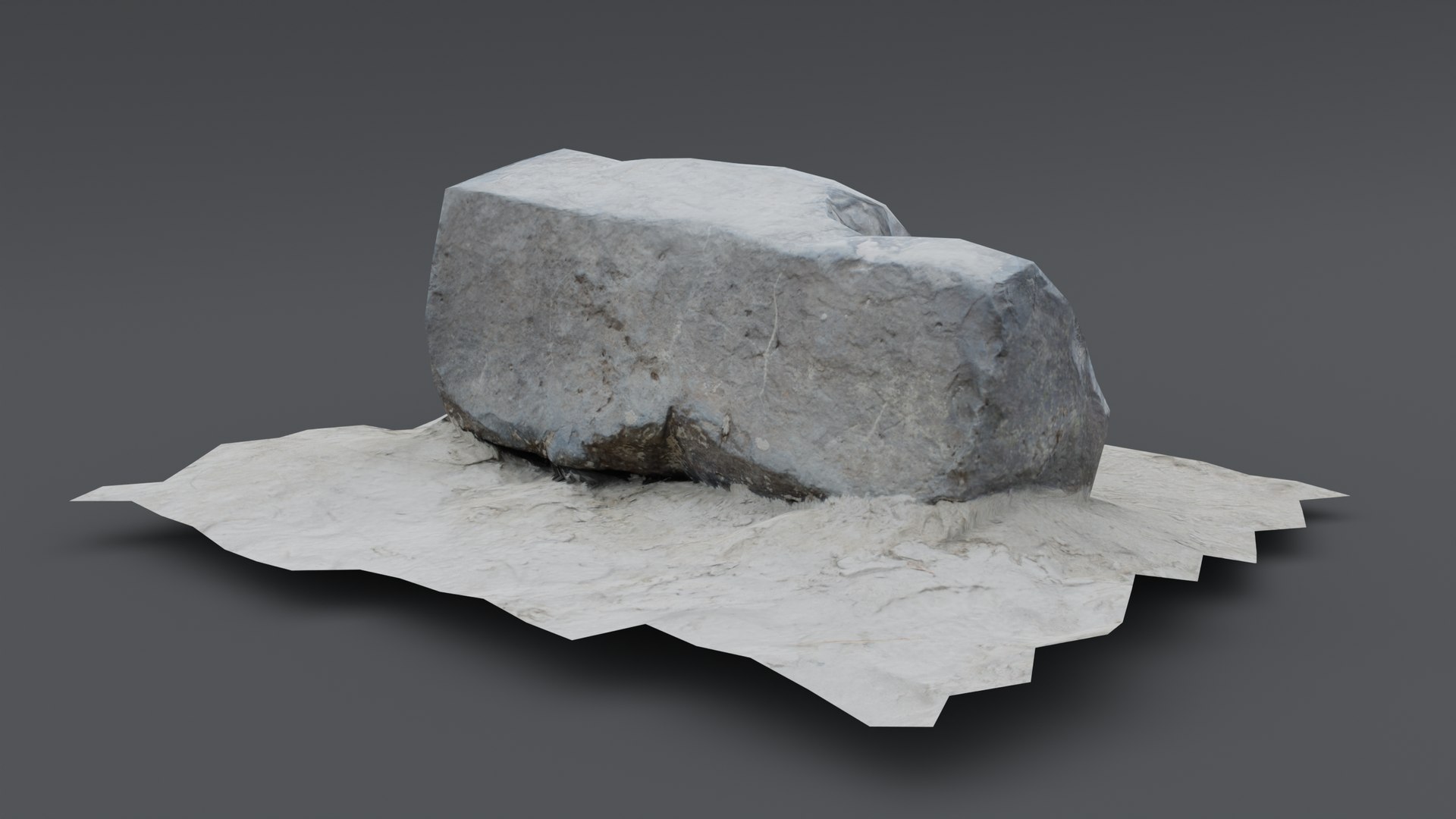 Free Rock on Riverside Photoscan Low Poly 3D model - TurboSquid 1935941