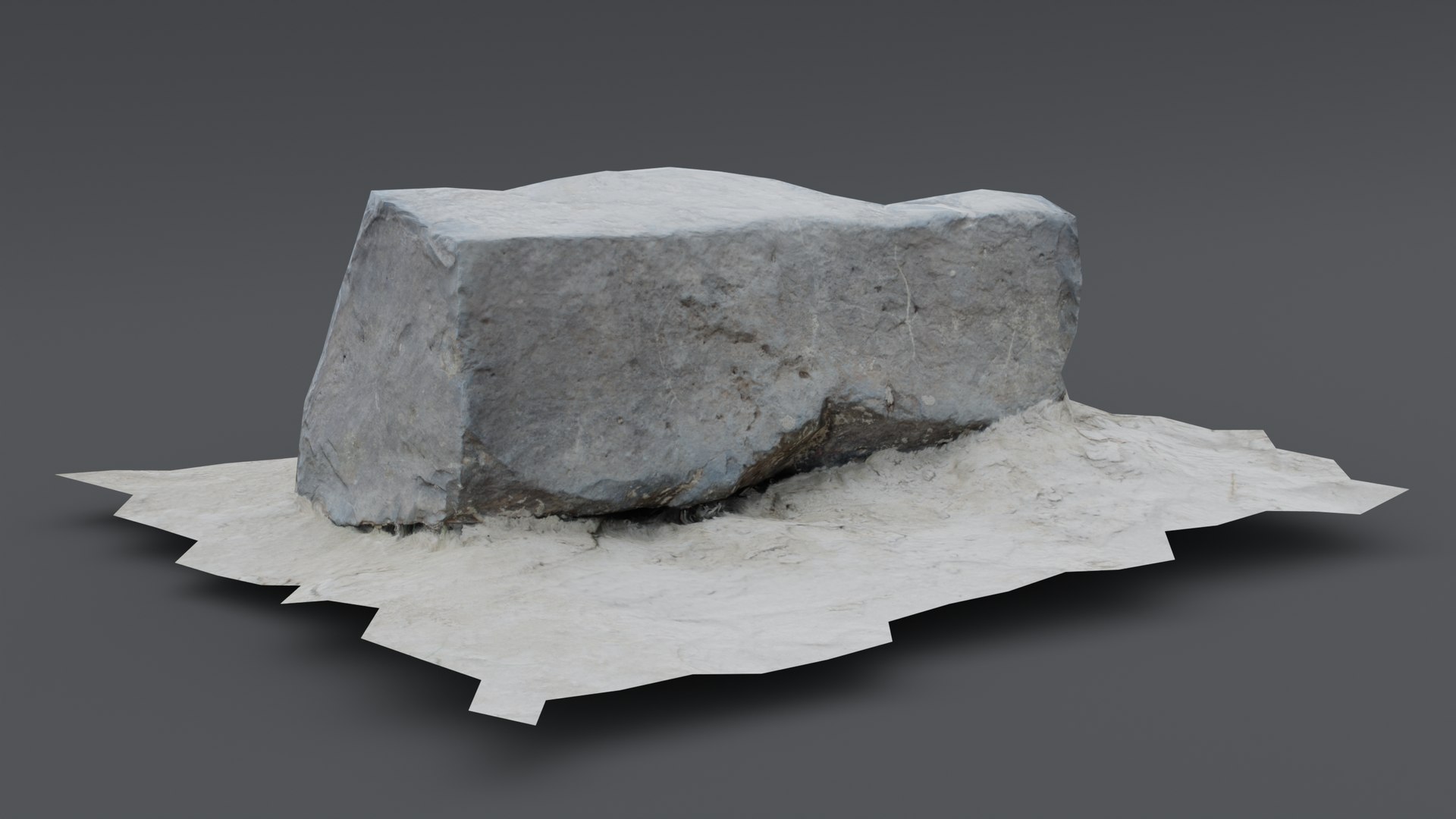 Free Rock on Riverside Photoscan Low Poly 3D model - TurboSquid 1935941