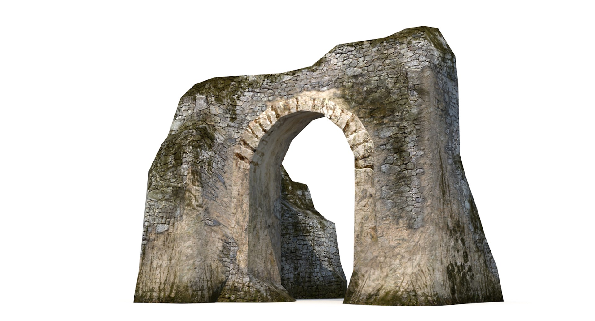 3d model of ruins port