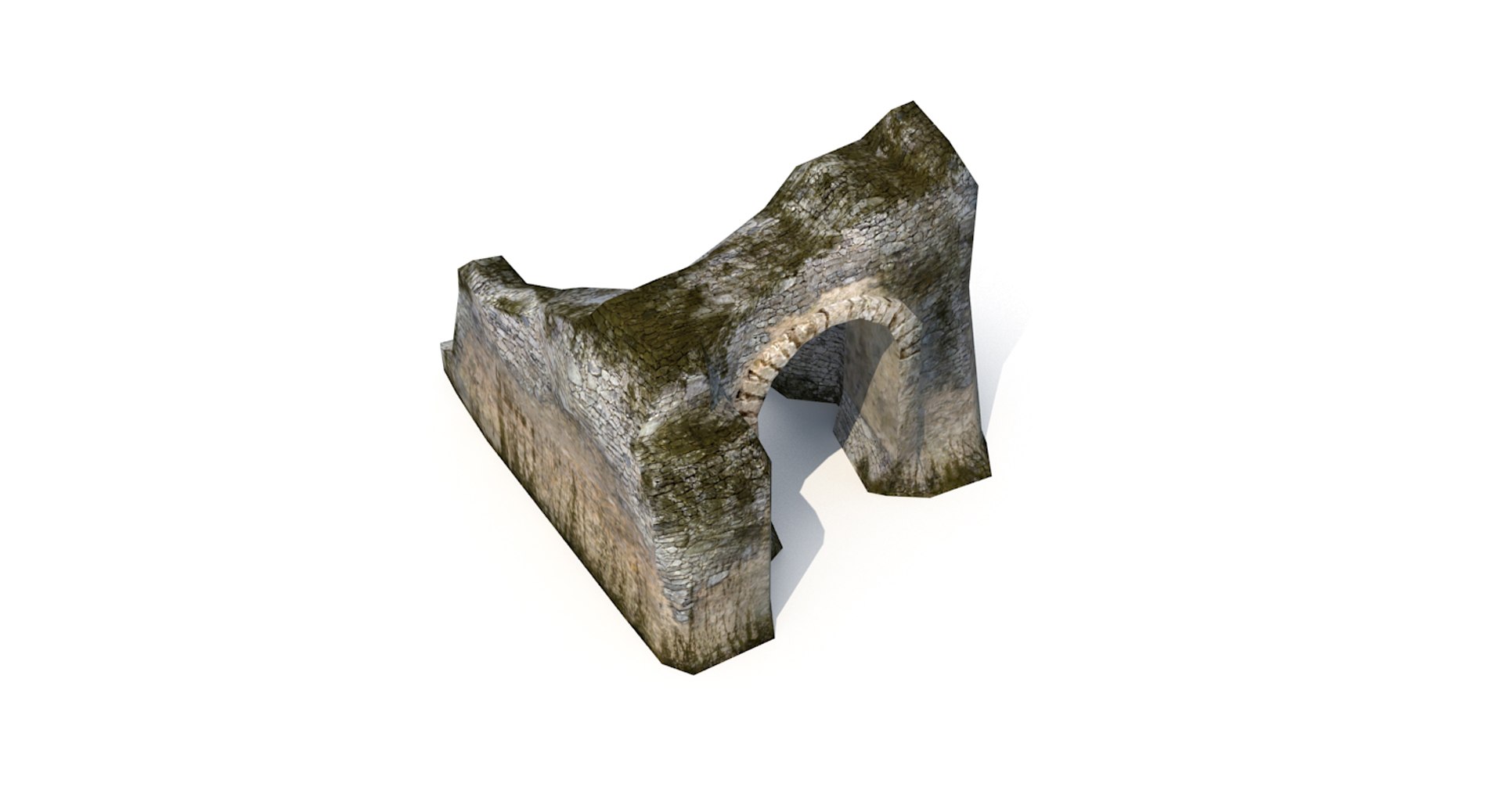 3d model of ruins port