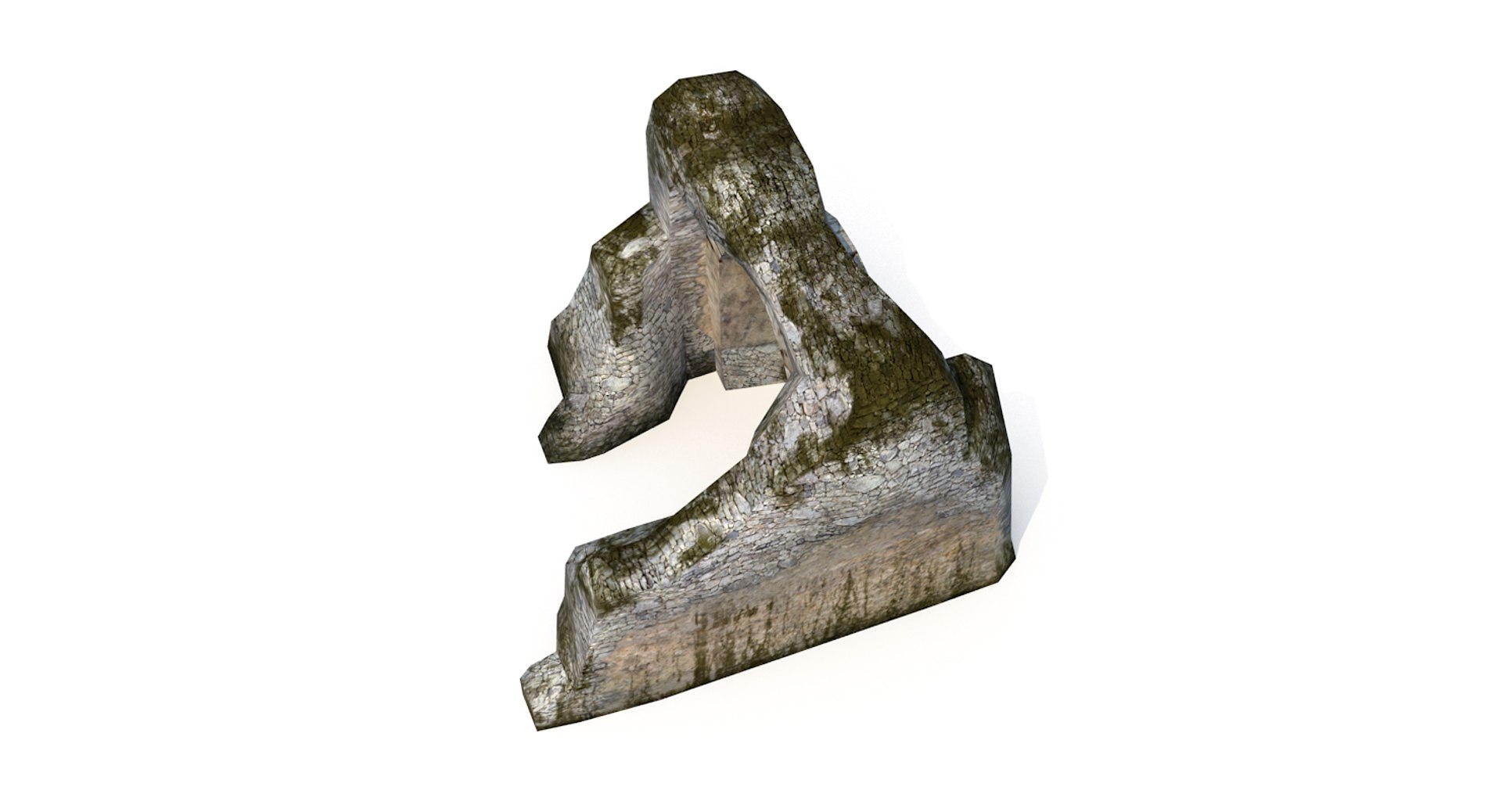 3d model of ruins port