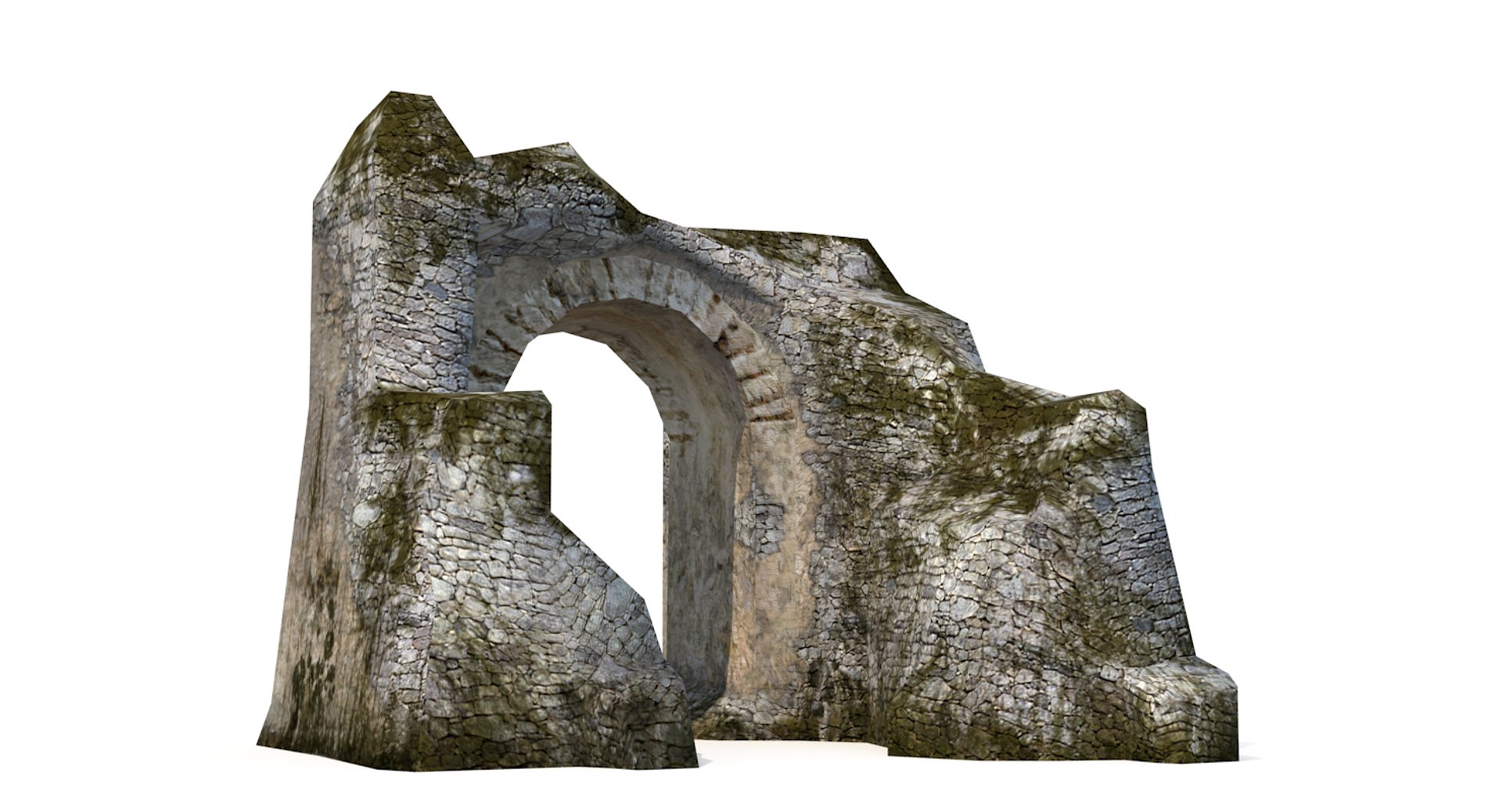 3d model of ruins port