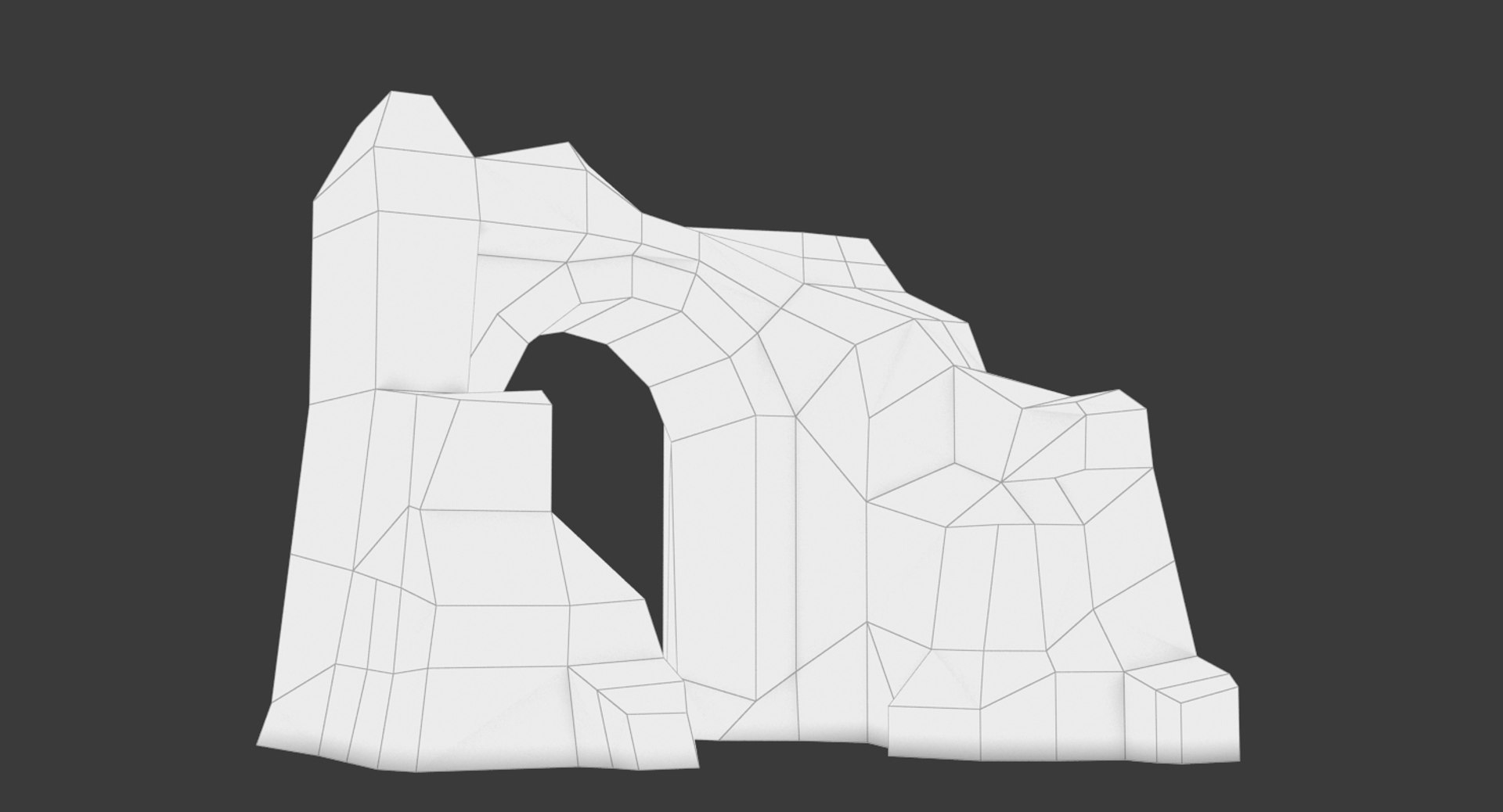 3d model of ruins port