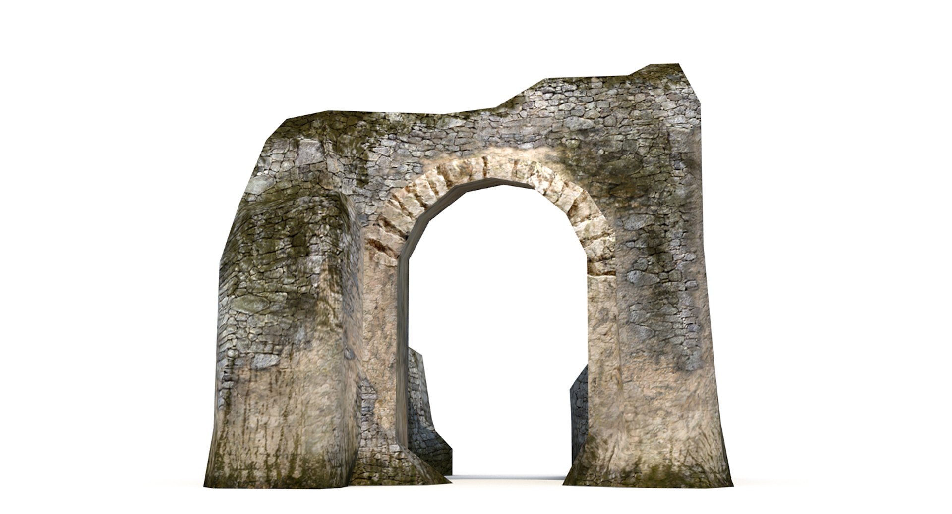 3d model of ruins port