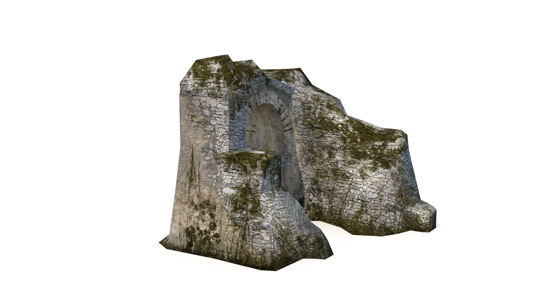 3d model of ruins port