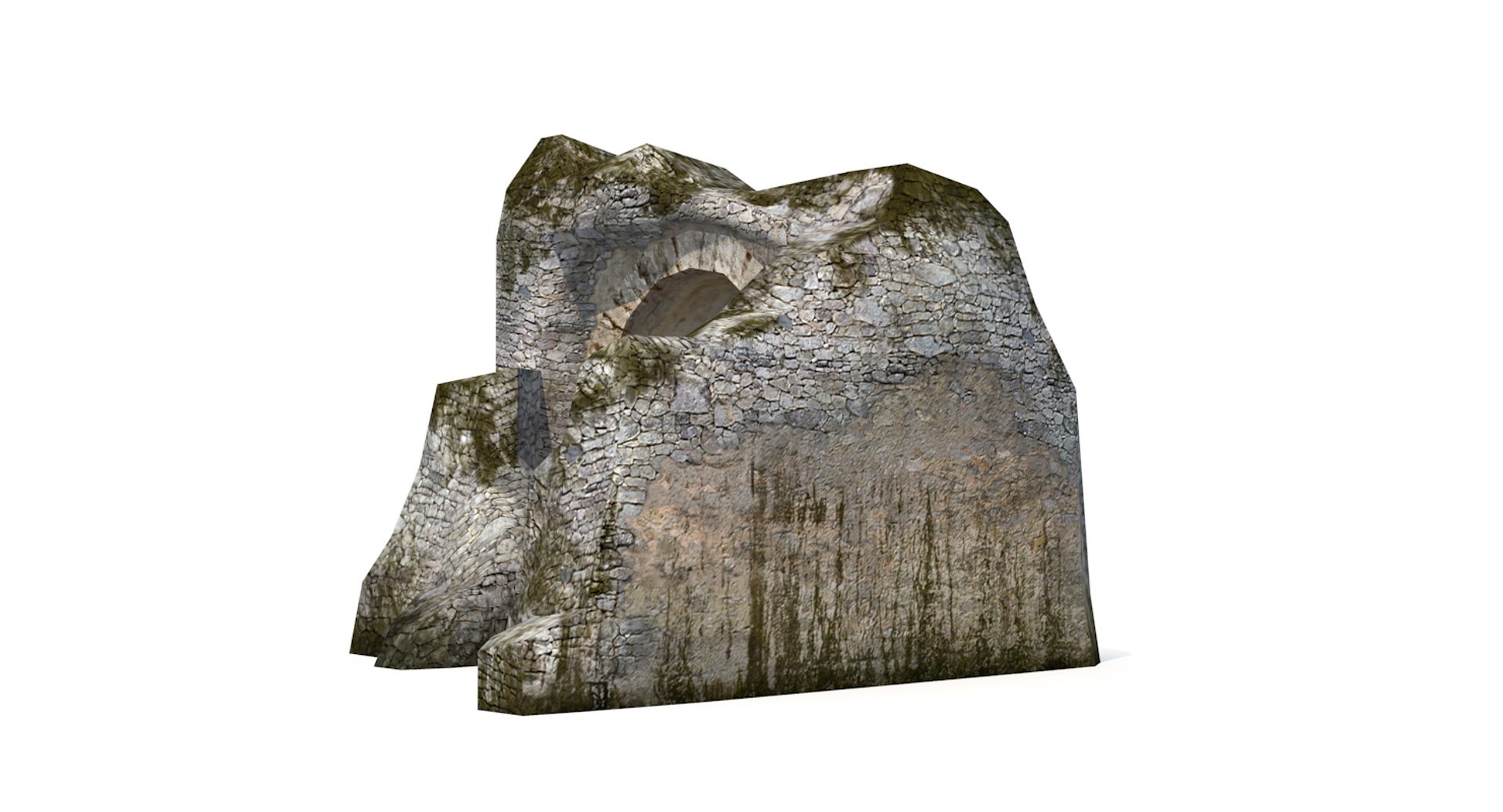 3d model of ruins port