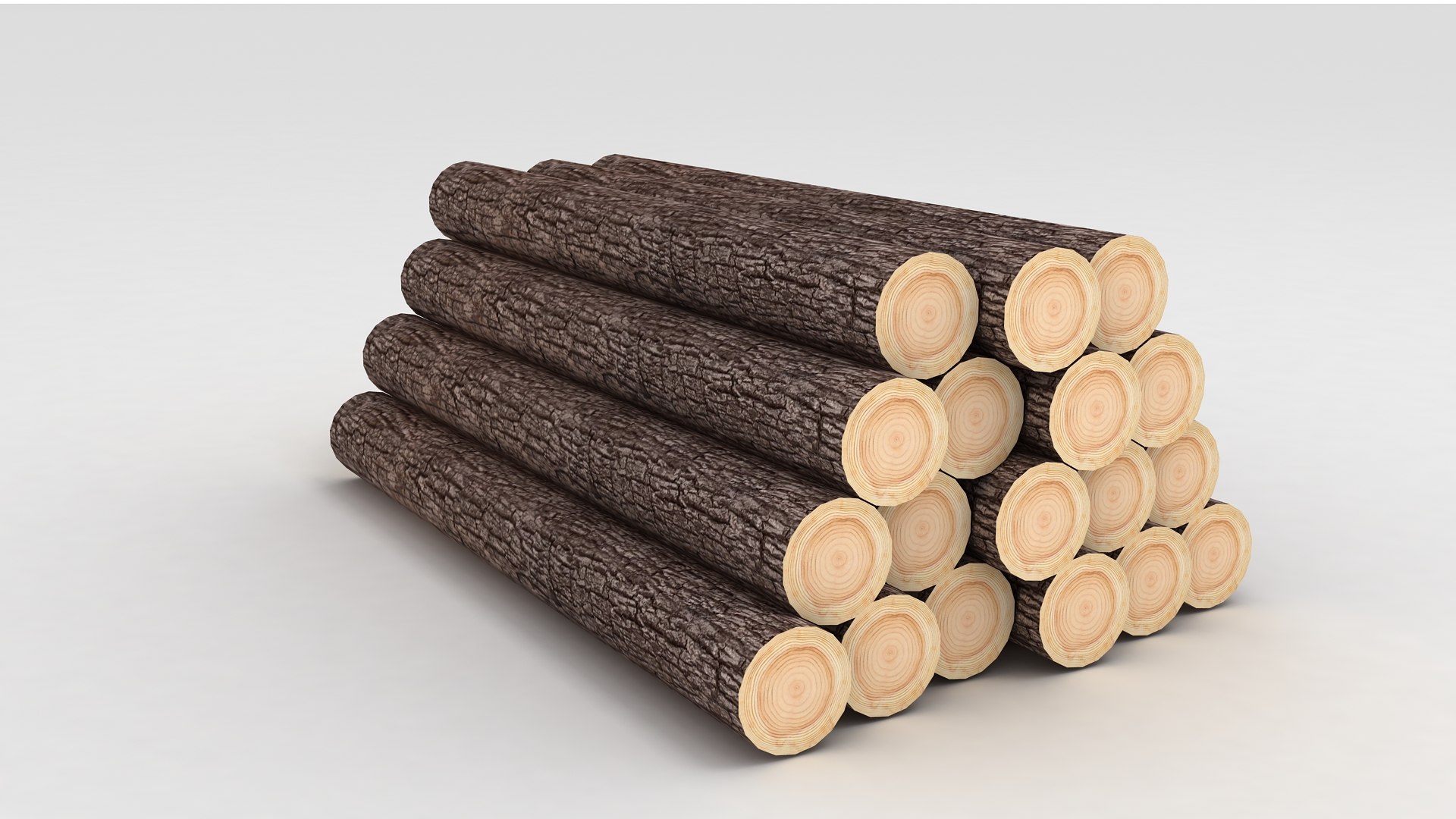 Wooden Logs 3D Model - TurboSquid 1959988