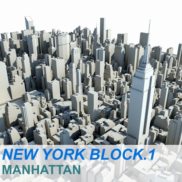 NewYork-City-Manhattan3D模型 - TurboSquid 1918596