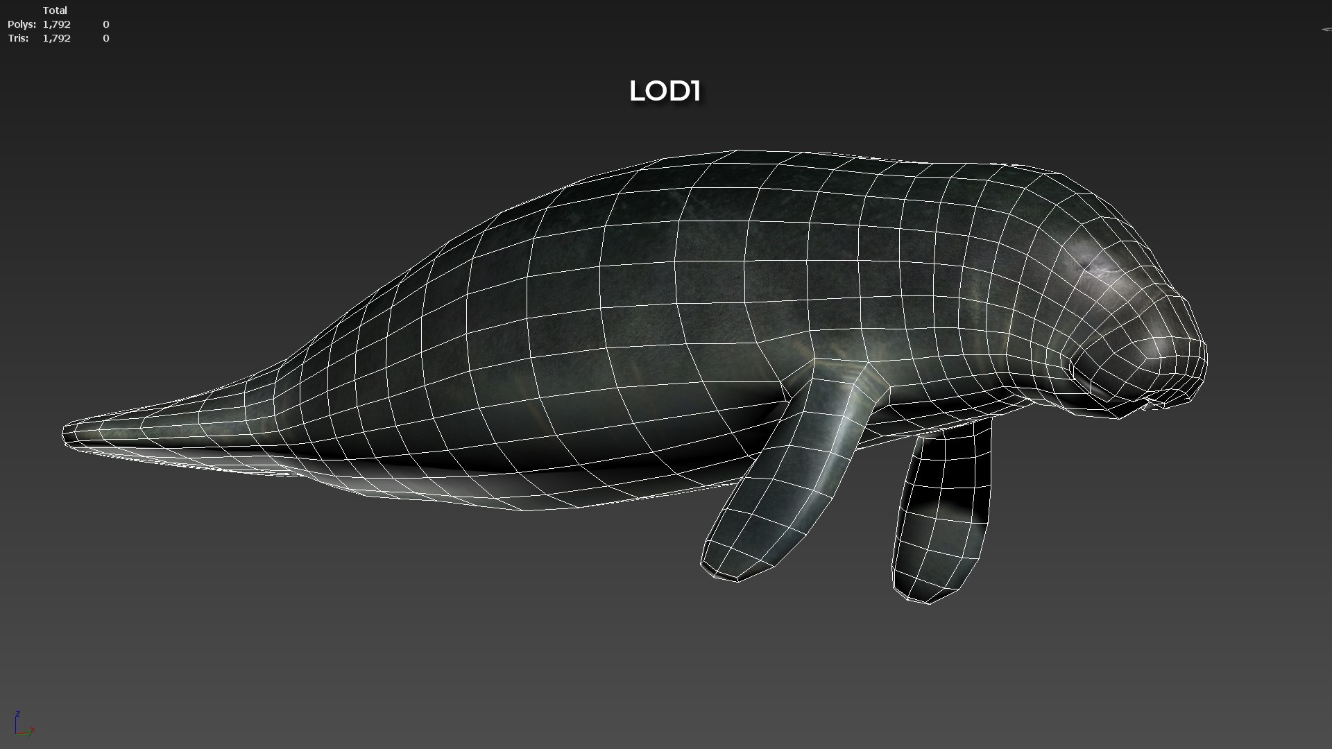 Manatee 3D Model - TurboSquid 1792698