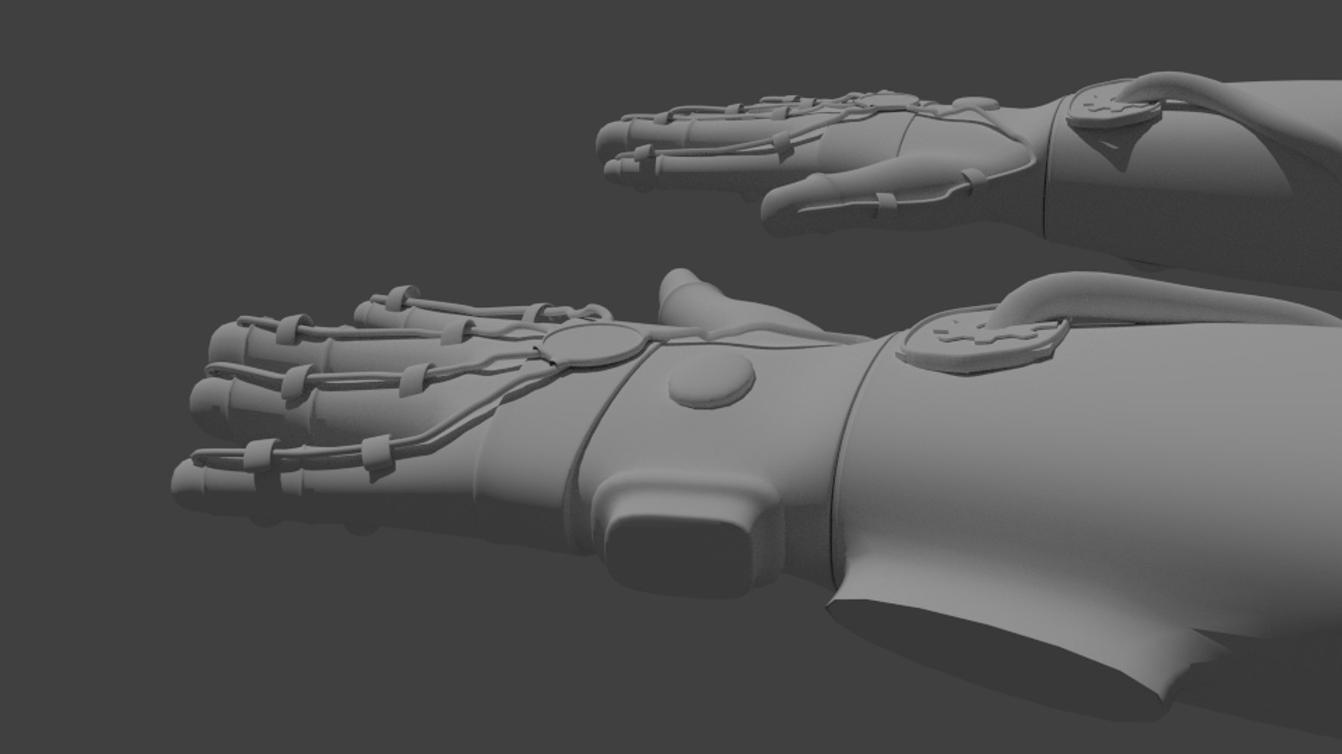 Steampunk Gauntlet 3D Model - TurboSquid 1201107