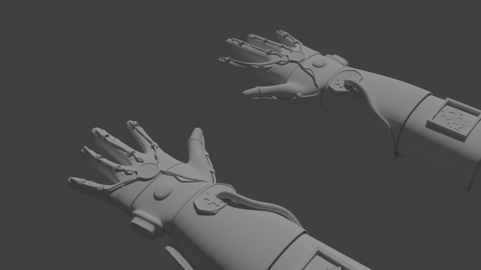 Steampunk Gauntlet 3D Model - TurboSquid 1201107