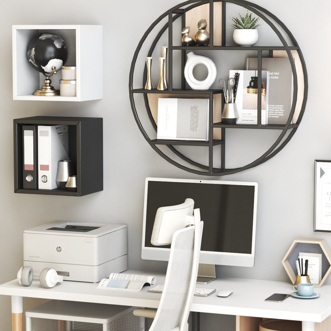 IKEA Office Workplace 121 3D - TurboSquid 2159352