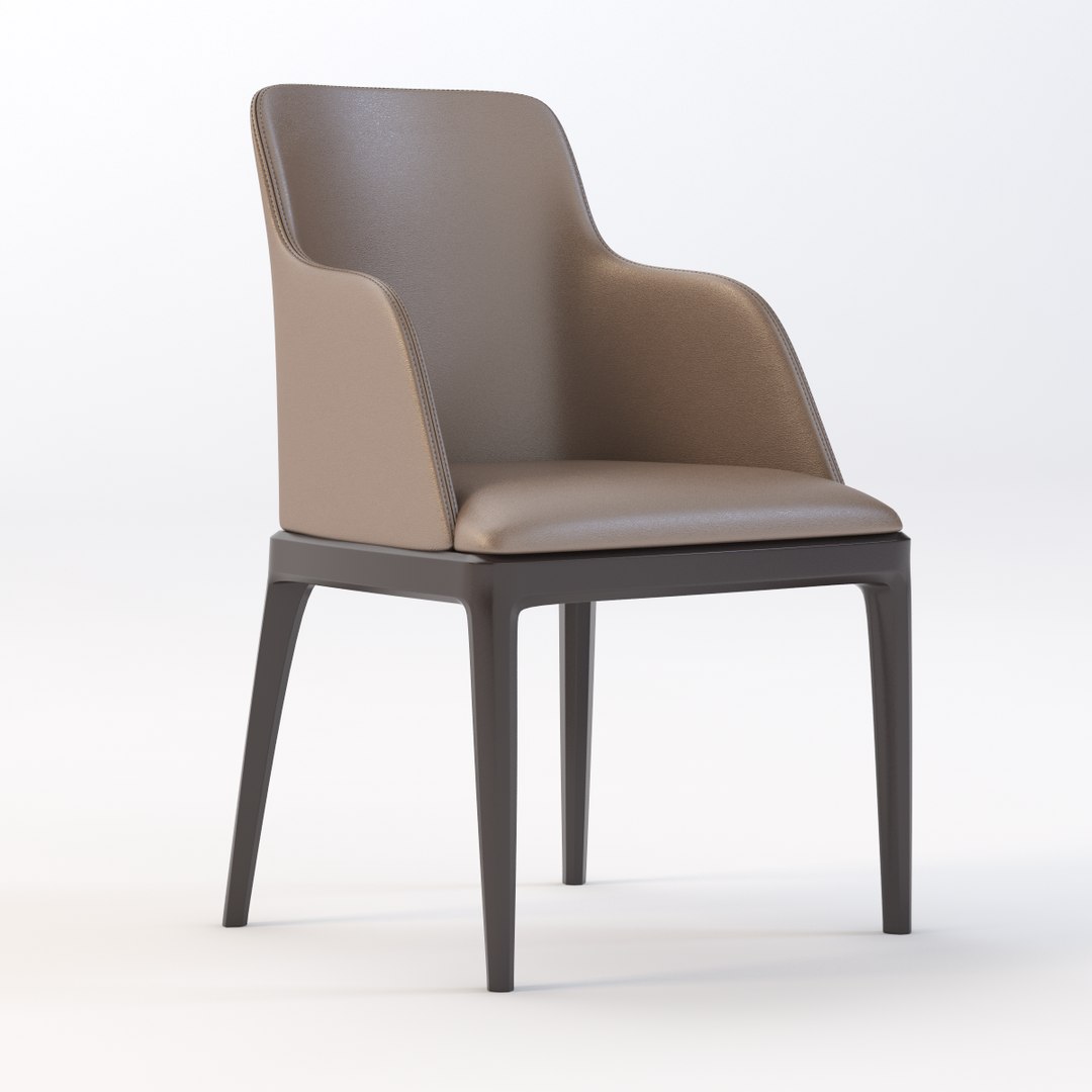 3d Chair Grace Poliform Model