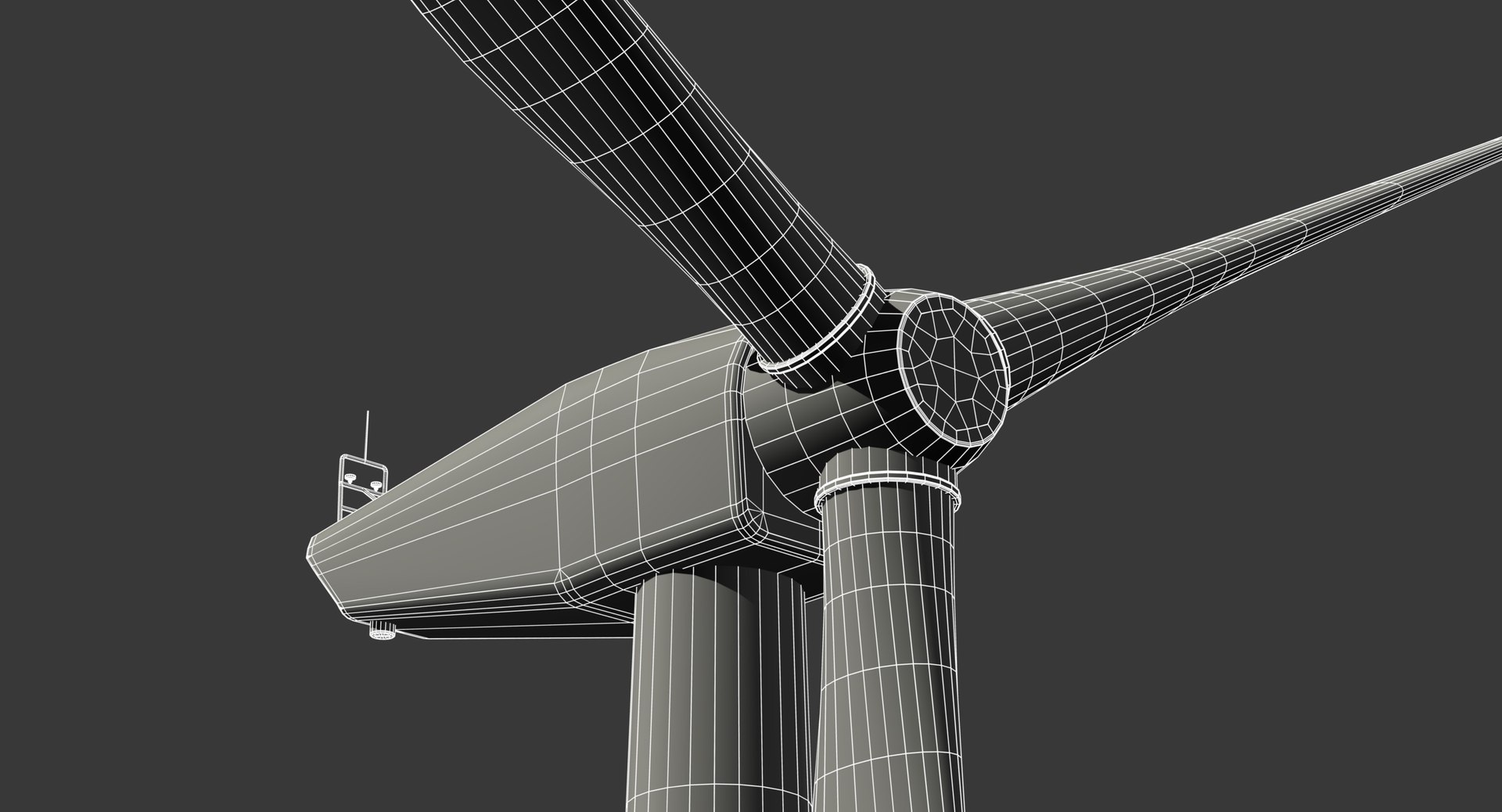 3D Floating Wind Turbine Model - TurboSquid 2160841