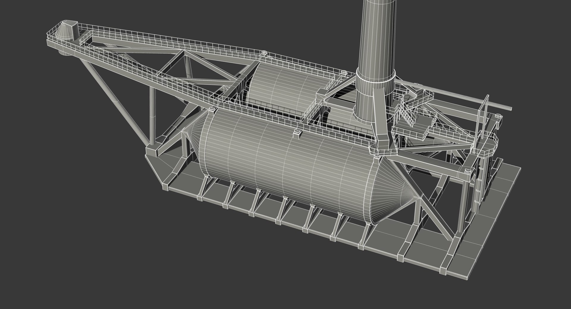 3D Floating Wind Turbine Model - TurboSquid 2160841