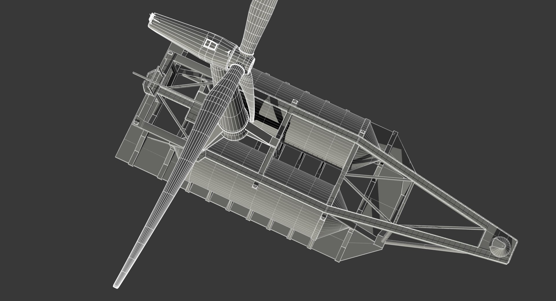 3D Floating Wind Turbine Model - TurboSquid 2160841