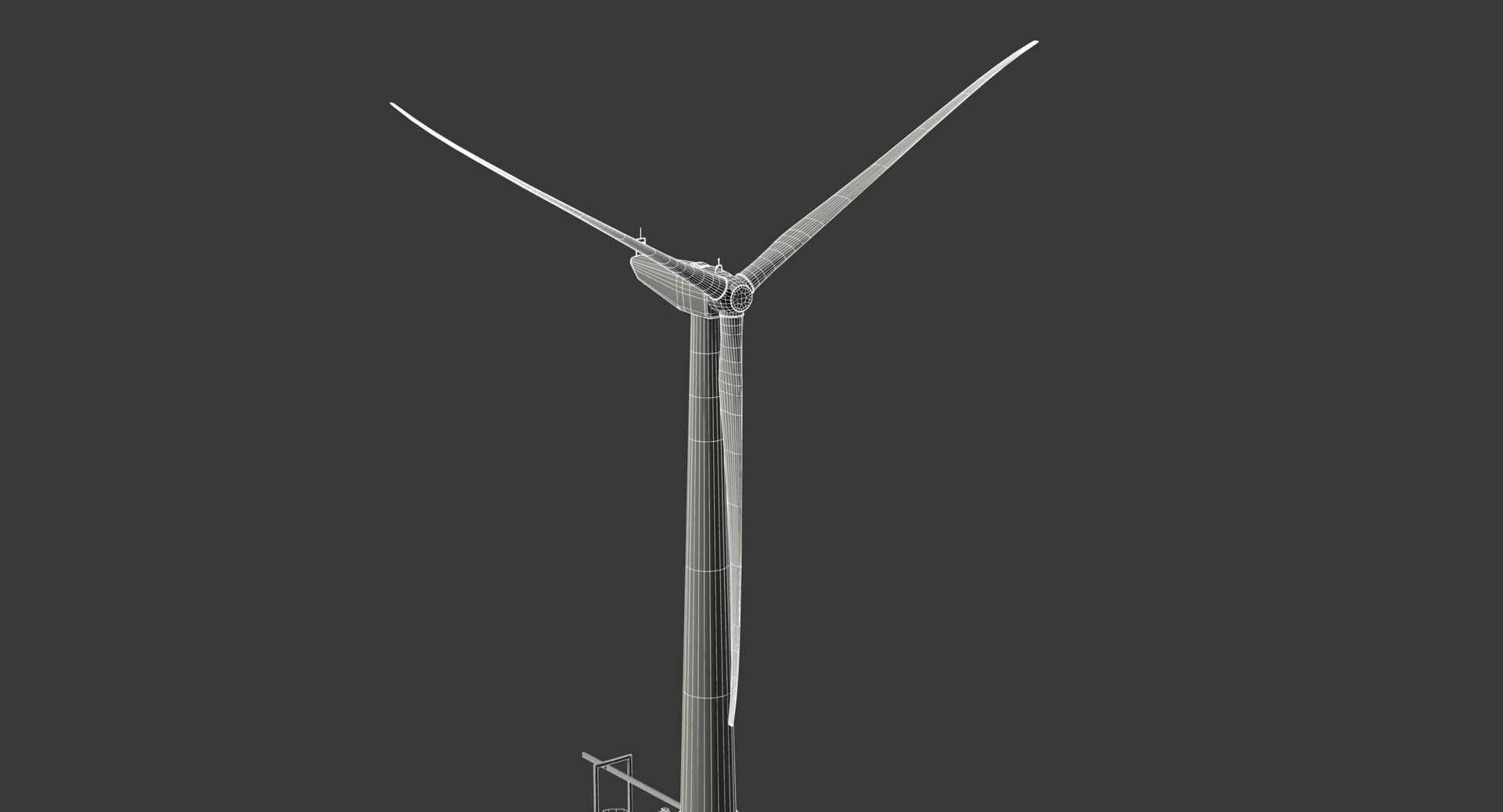 3D Floating wind turbine model - TurboSquid 2160841