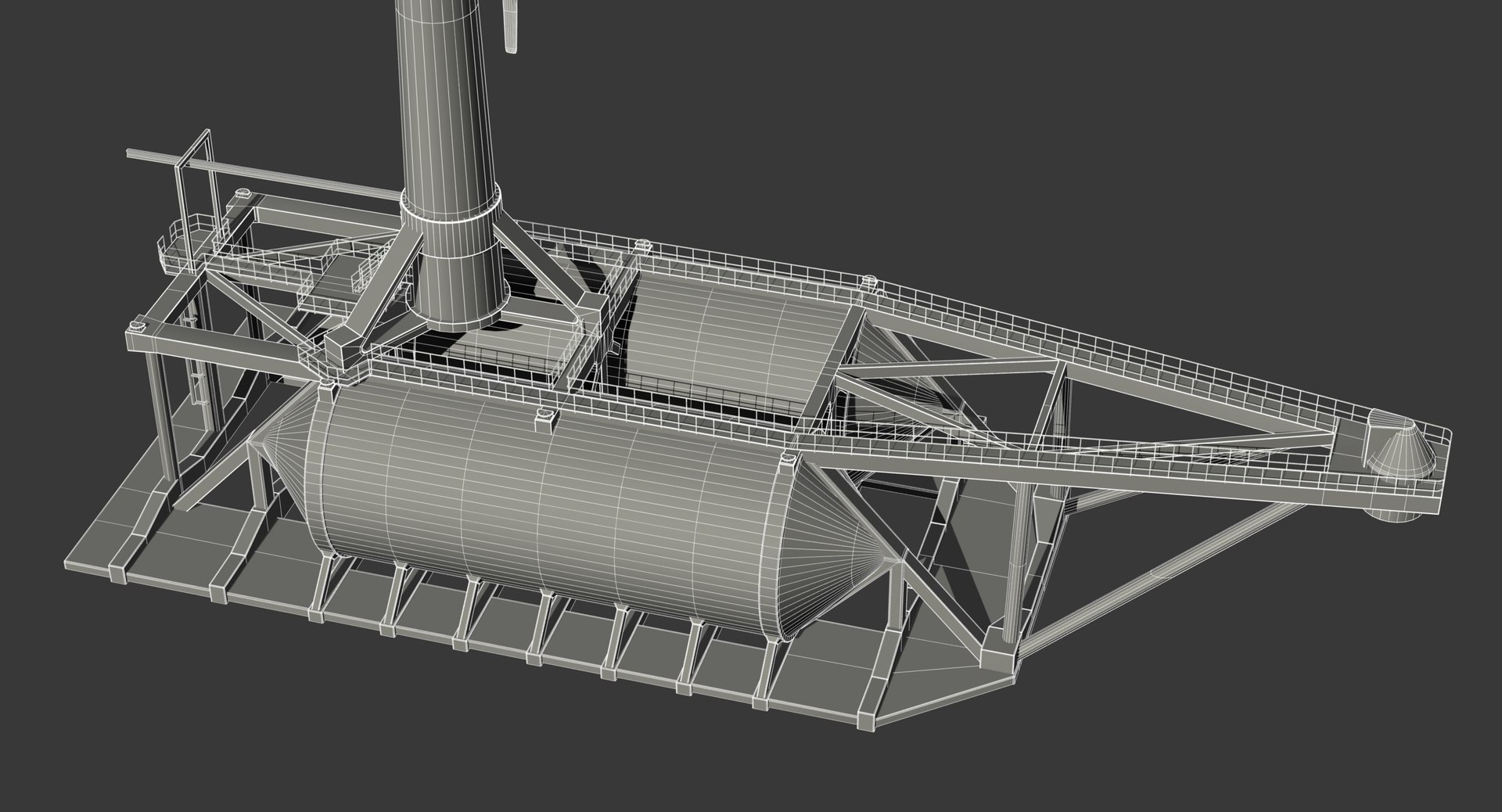 3D Floating Wind Turbine Model - TurboSquid 2160841