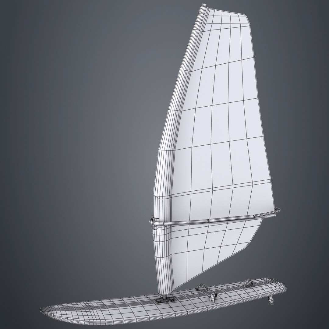 3D windsurf boards sail model - TurboSquid 1197405