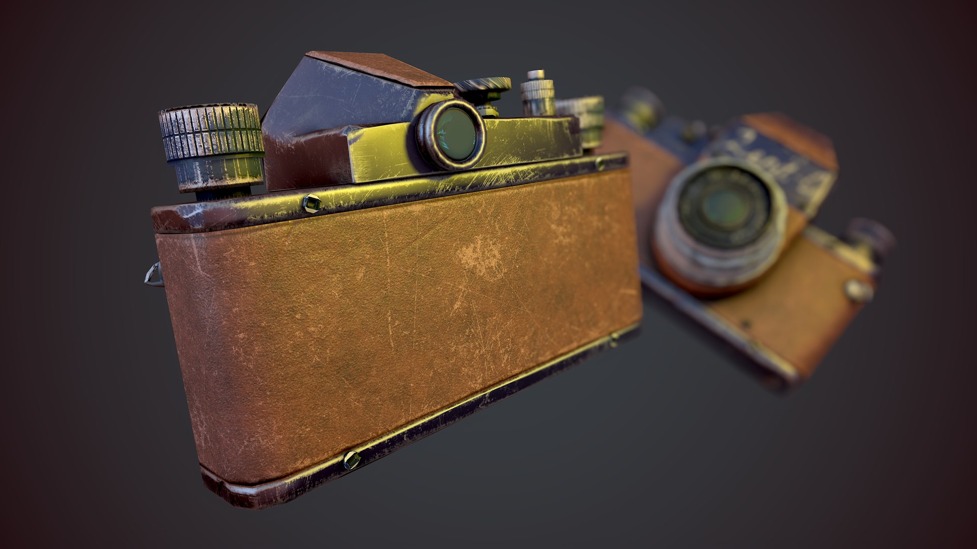 Stylized Photo Camera Zenit-C 3D Model - TurboSquid 1977353