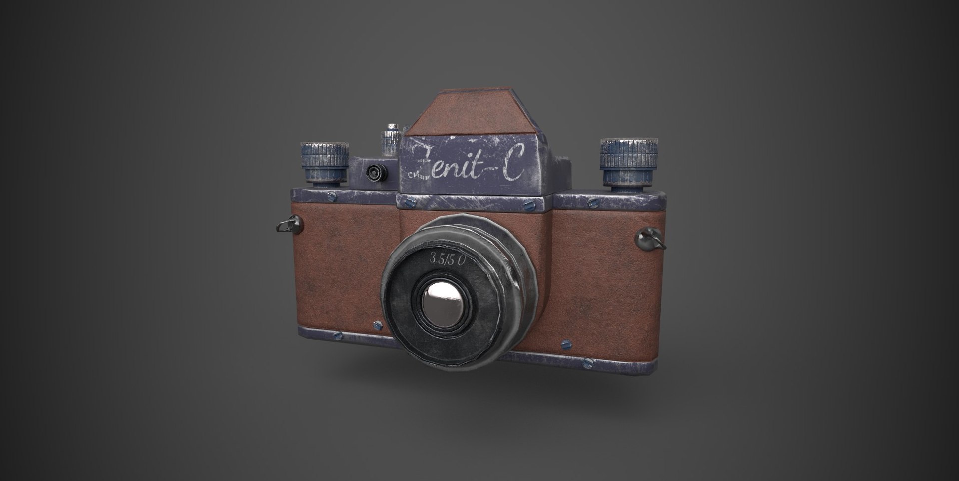 Stylized Photo Camera Zenit-C 3D Model - TurboSquid 1977353
