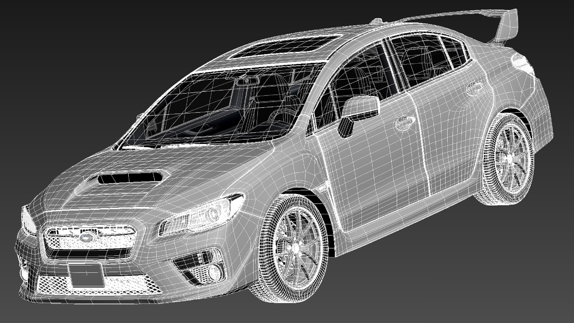 2015 subaru impreza 3d model
