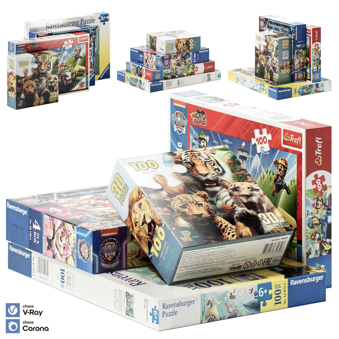 Board Games Pack 16 3D Model - TurboSquid 2310412