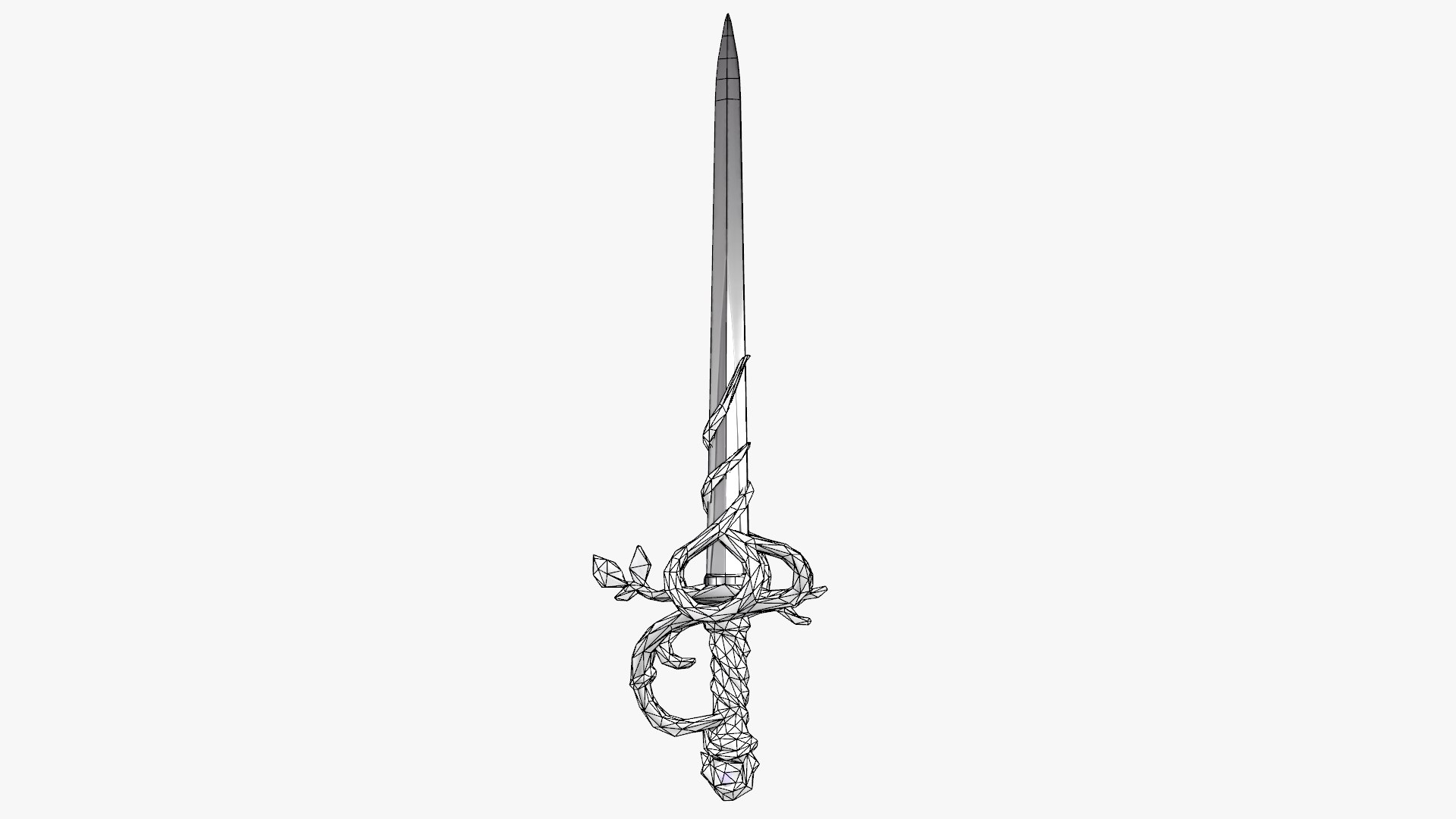 Stylized Fantasy RPG Weapon Sword Rapier Dagger Shortsword Seax Gladius ...