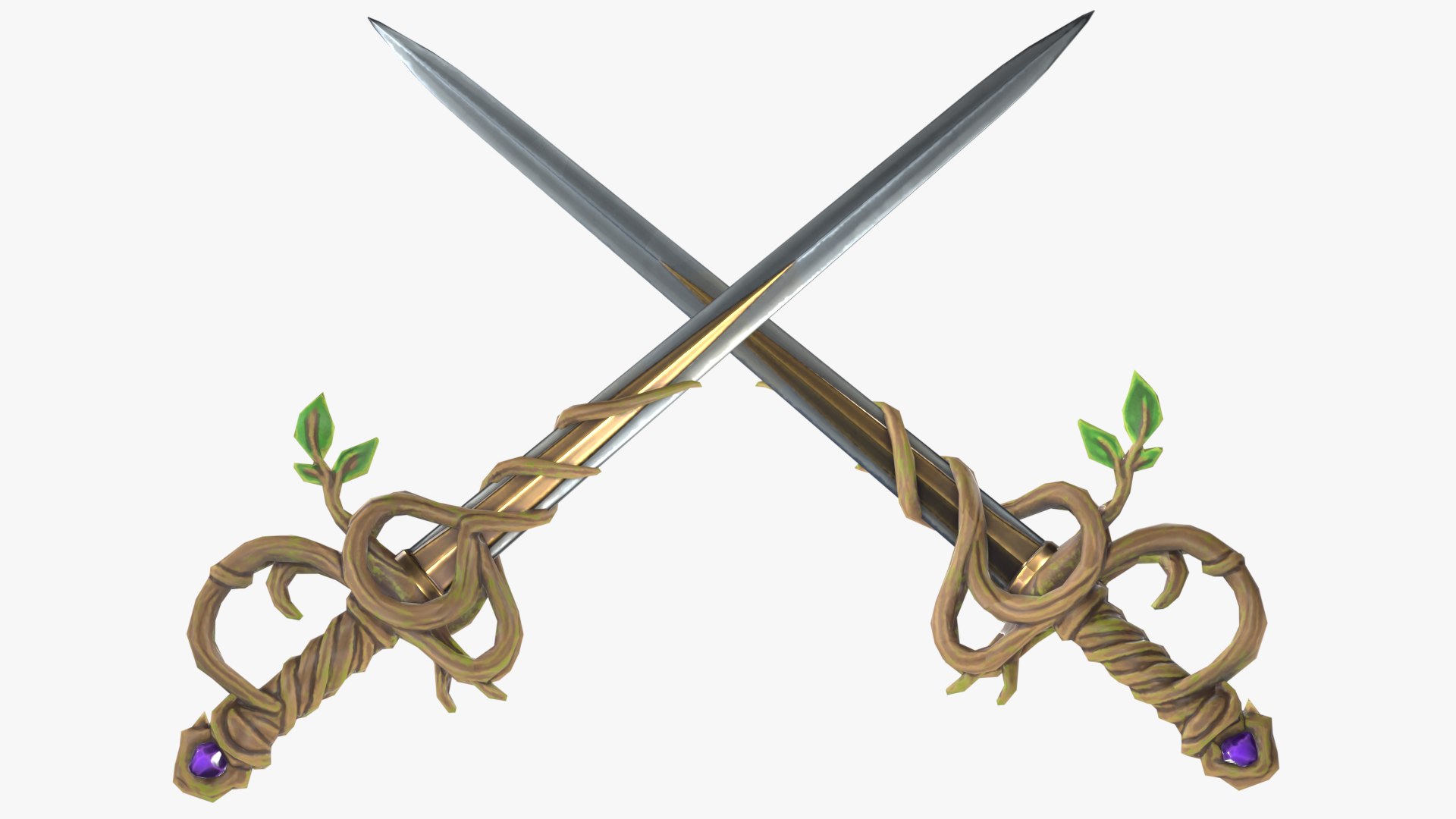 Stylized Fantasy RPG Weapon Sword Rapier Dagger Shortsword Seax Gladius ...