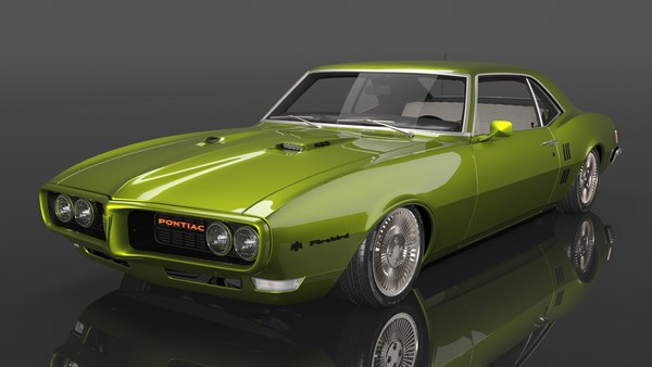 modelo 3d 1968 Pontiac pájaro de fuego - TurboSquid 1930368