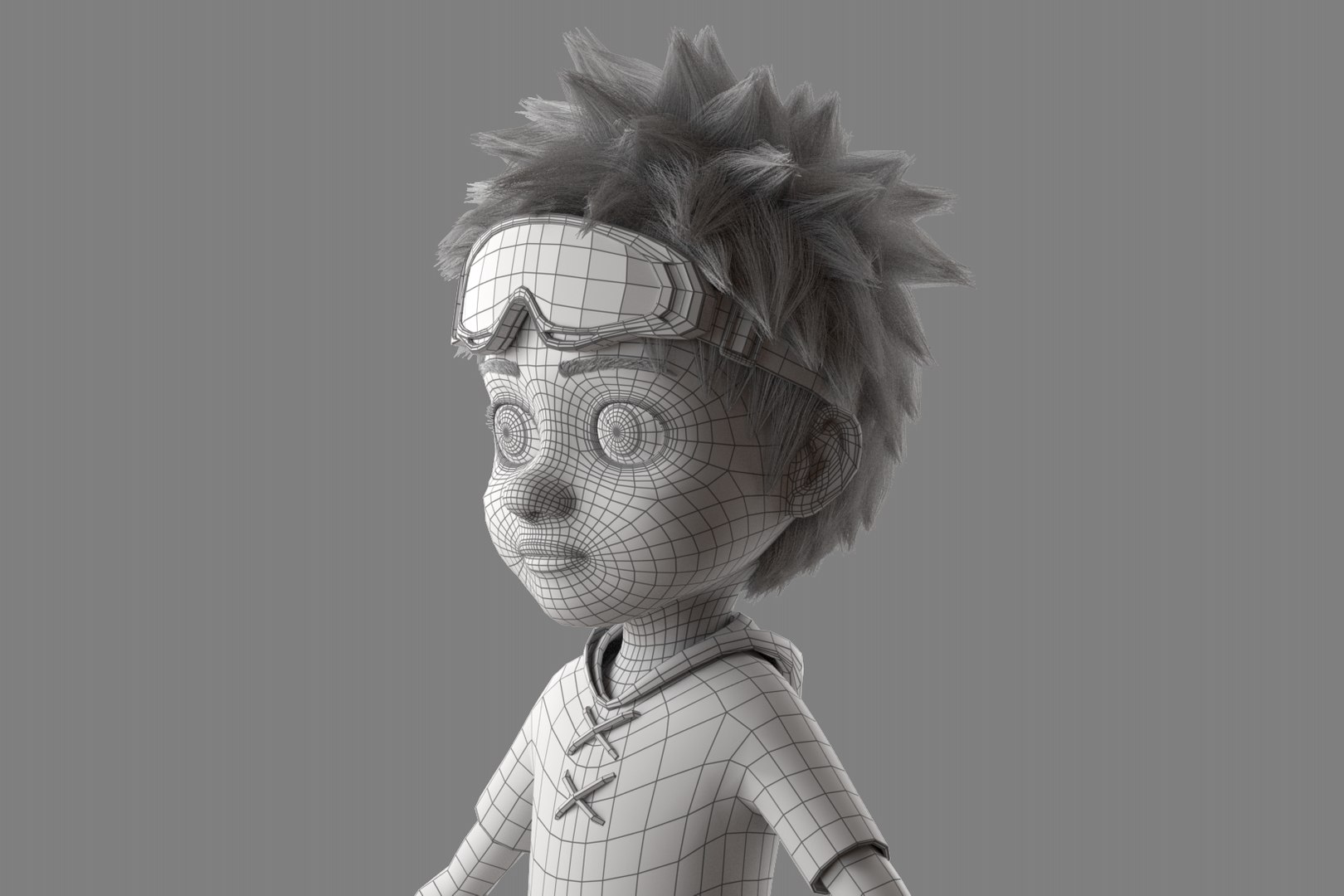 Cartoon Boy Rigged 3D - TurboSquid 1842561