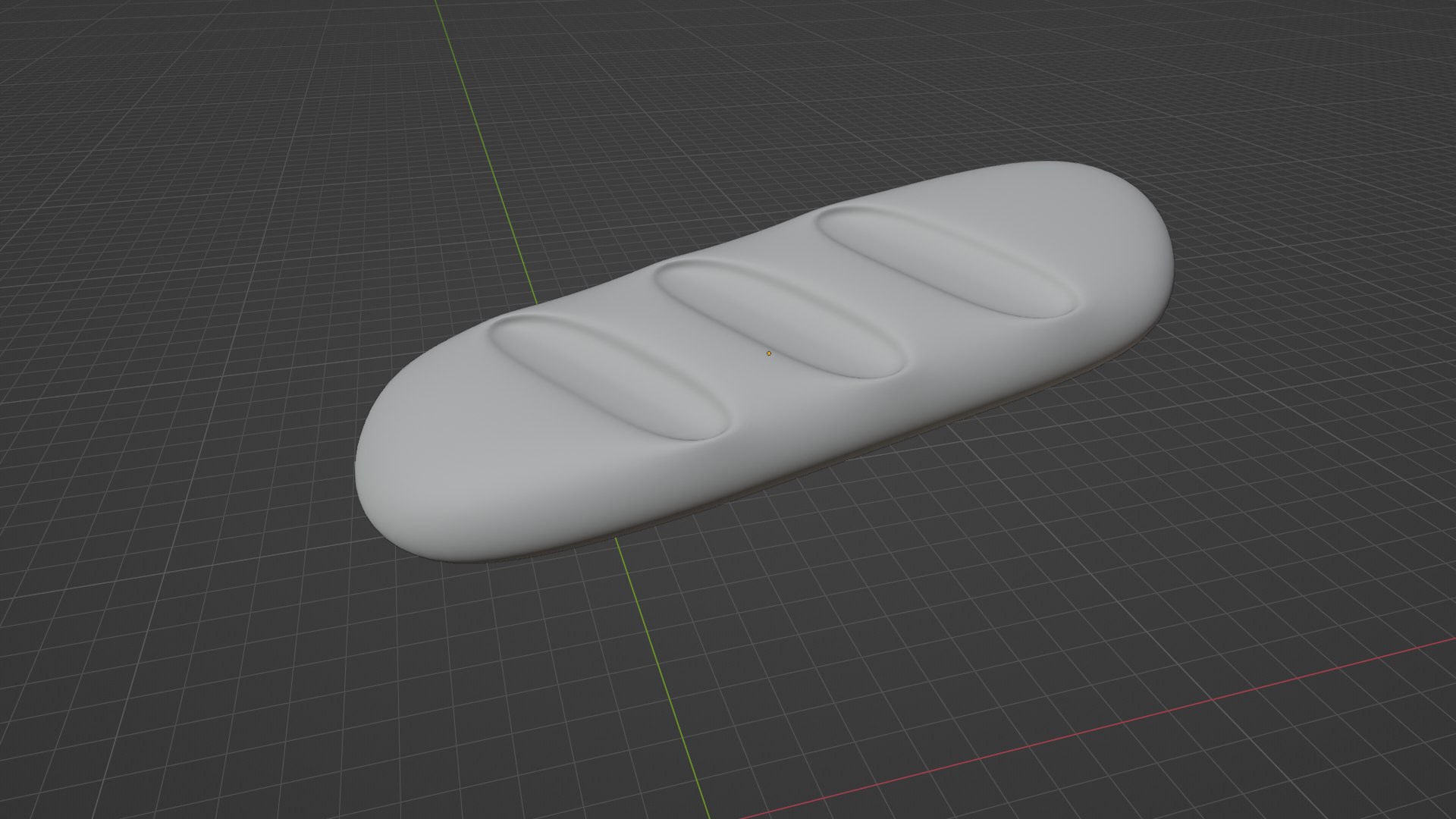 3D Low Polly Bread - TurboSquid 2094725