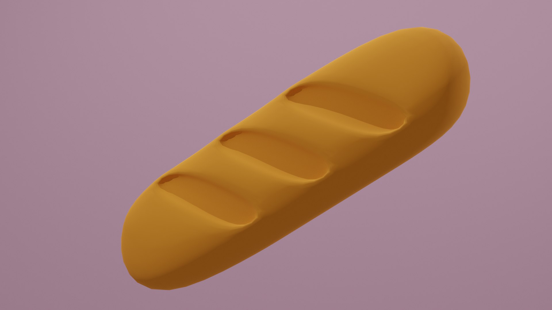 3D Low Polly Bread - TurboSquid 2094725