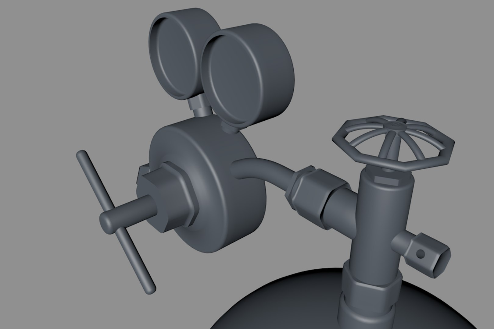 3d argon oxygen model