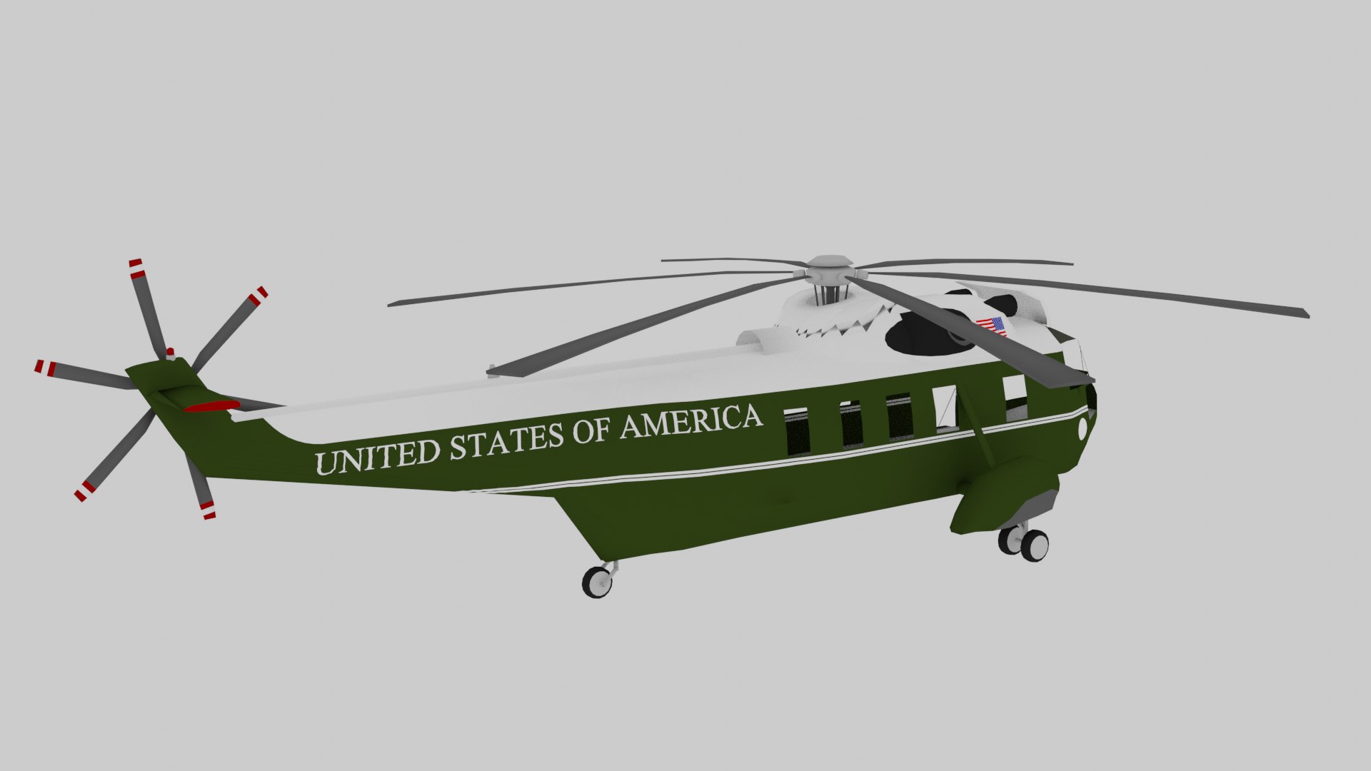 Sikorsky S-61 Marine One Helicopter 3D - TurboSquid 2008547