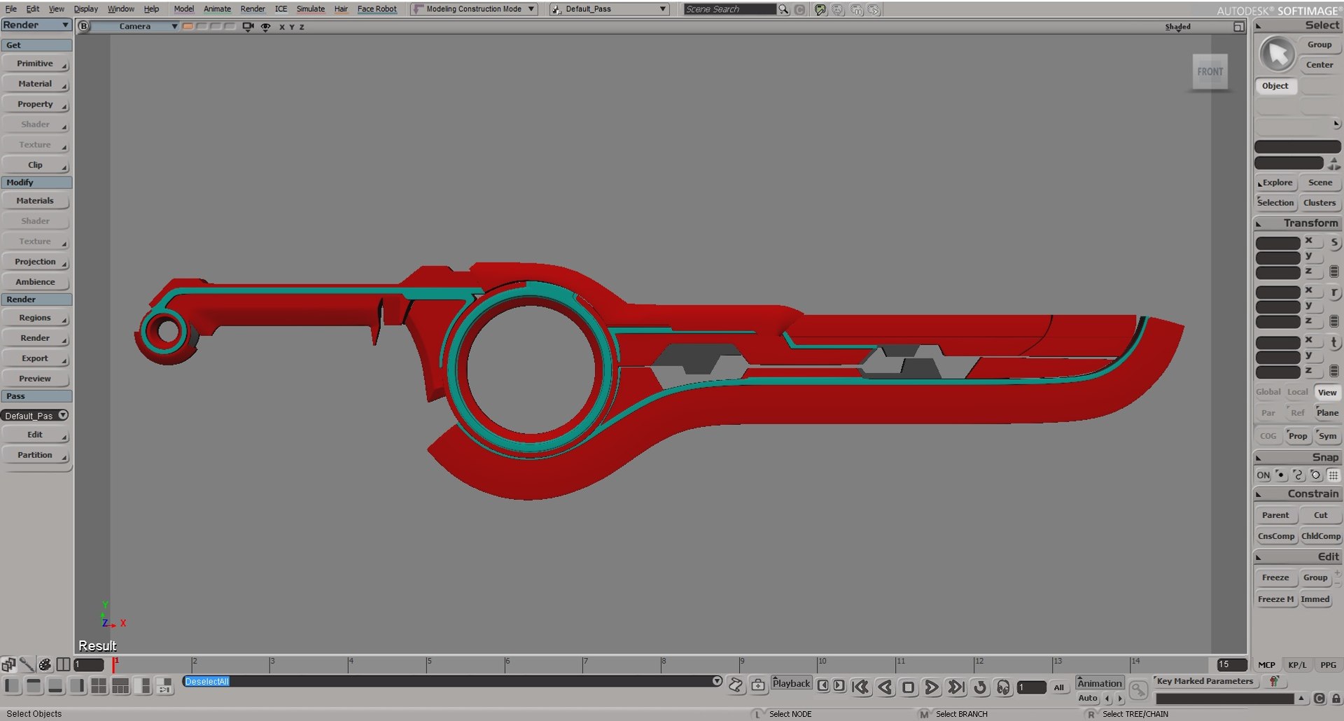 Xenoblade Sword 3d Model