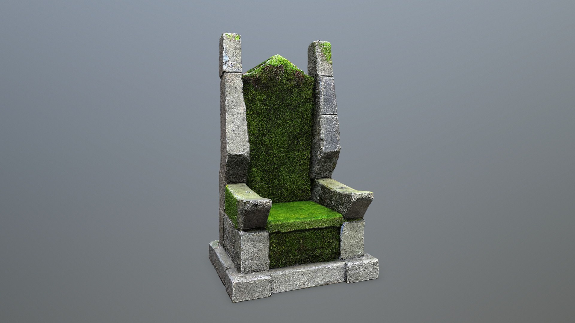 3D Stone Throne - TurboSquid 2260354