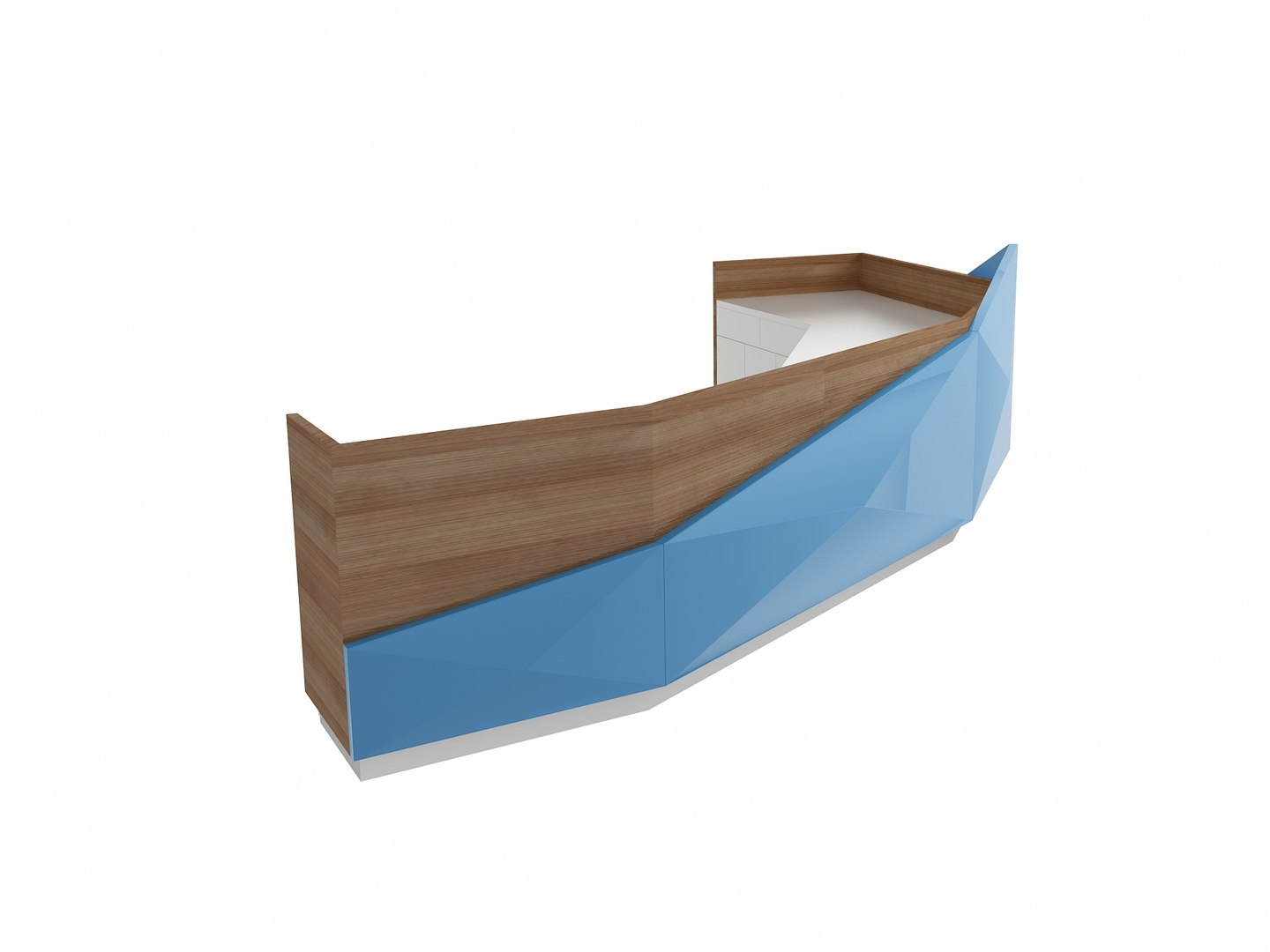 3D Reception Desk Model - TurboSquid 1316619