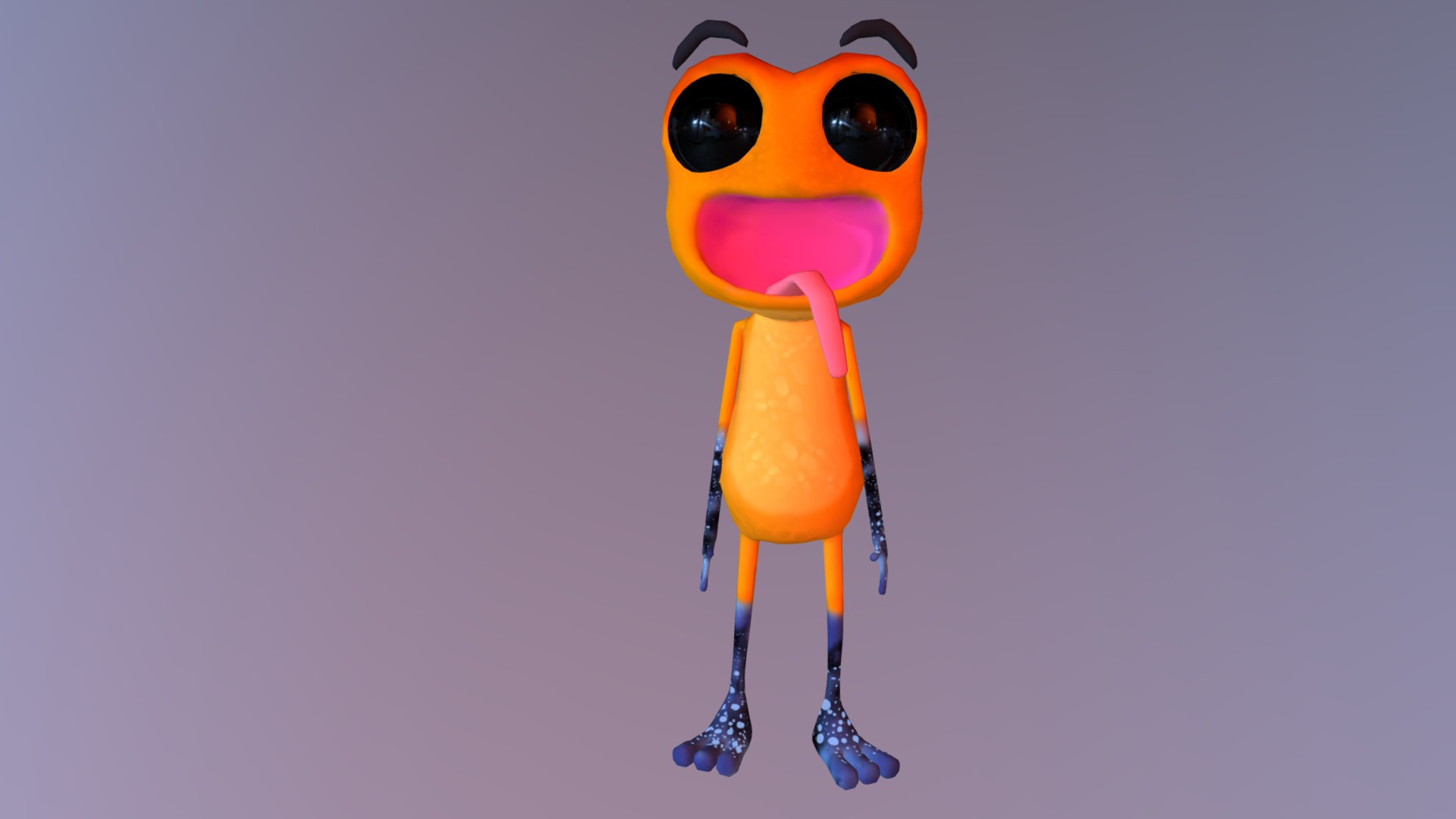 3D Model Cute Frog - TurboSquid 1412481