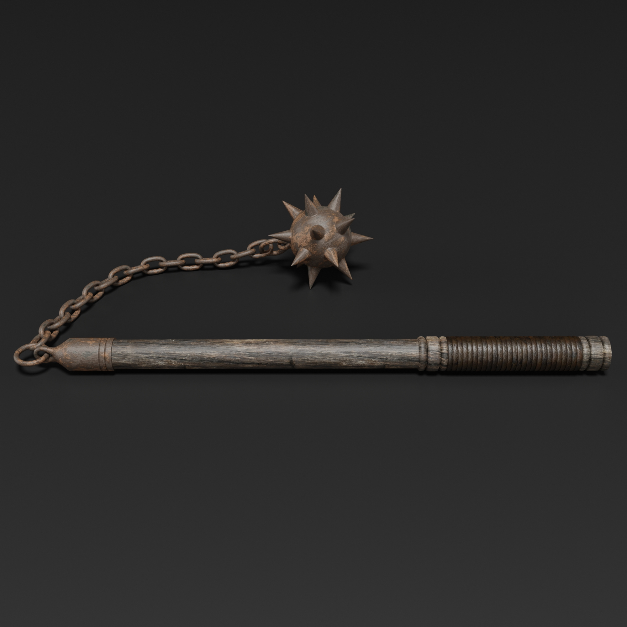 modelo 3d Arma de maza medieval - TurboSquid 2124908