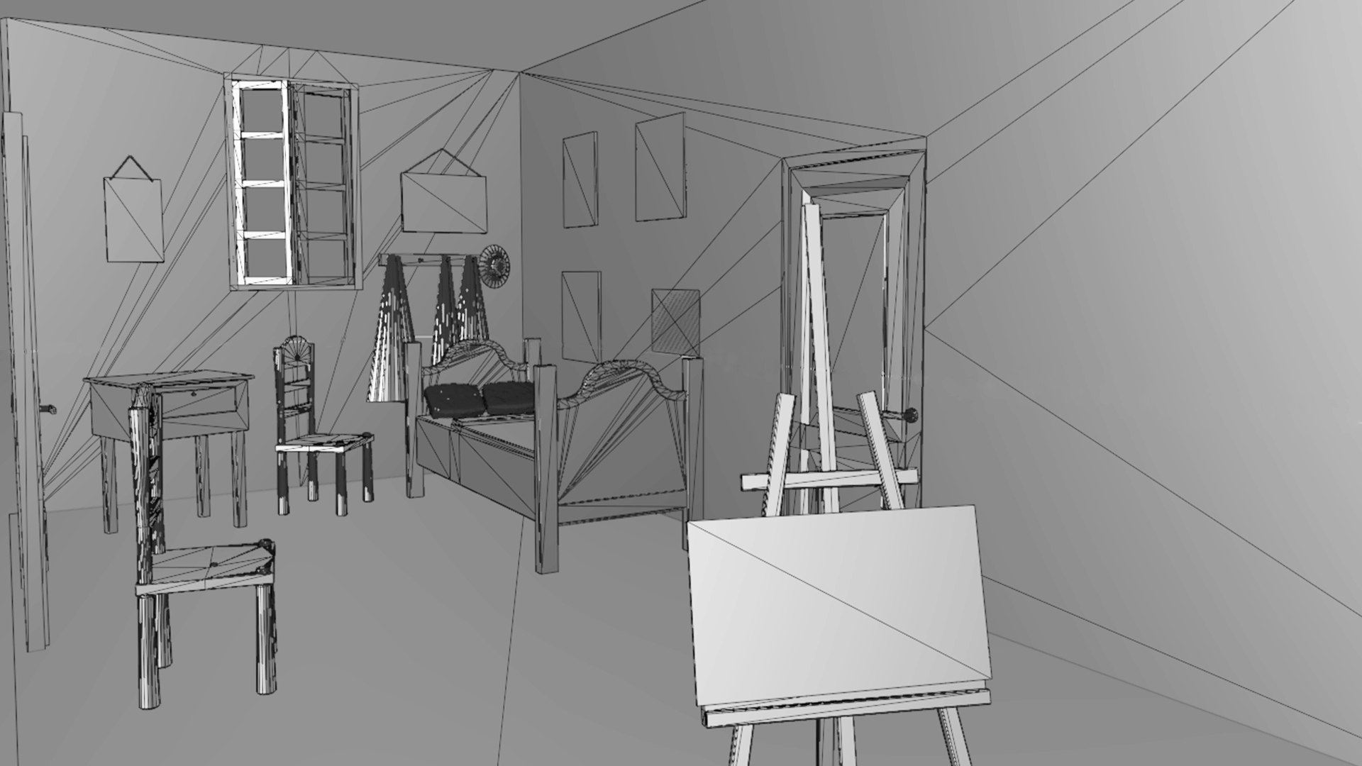Van Gogh Room Model - TurboSquid 2356151