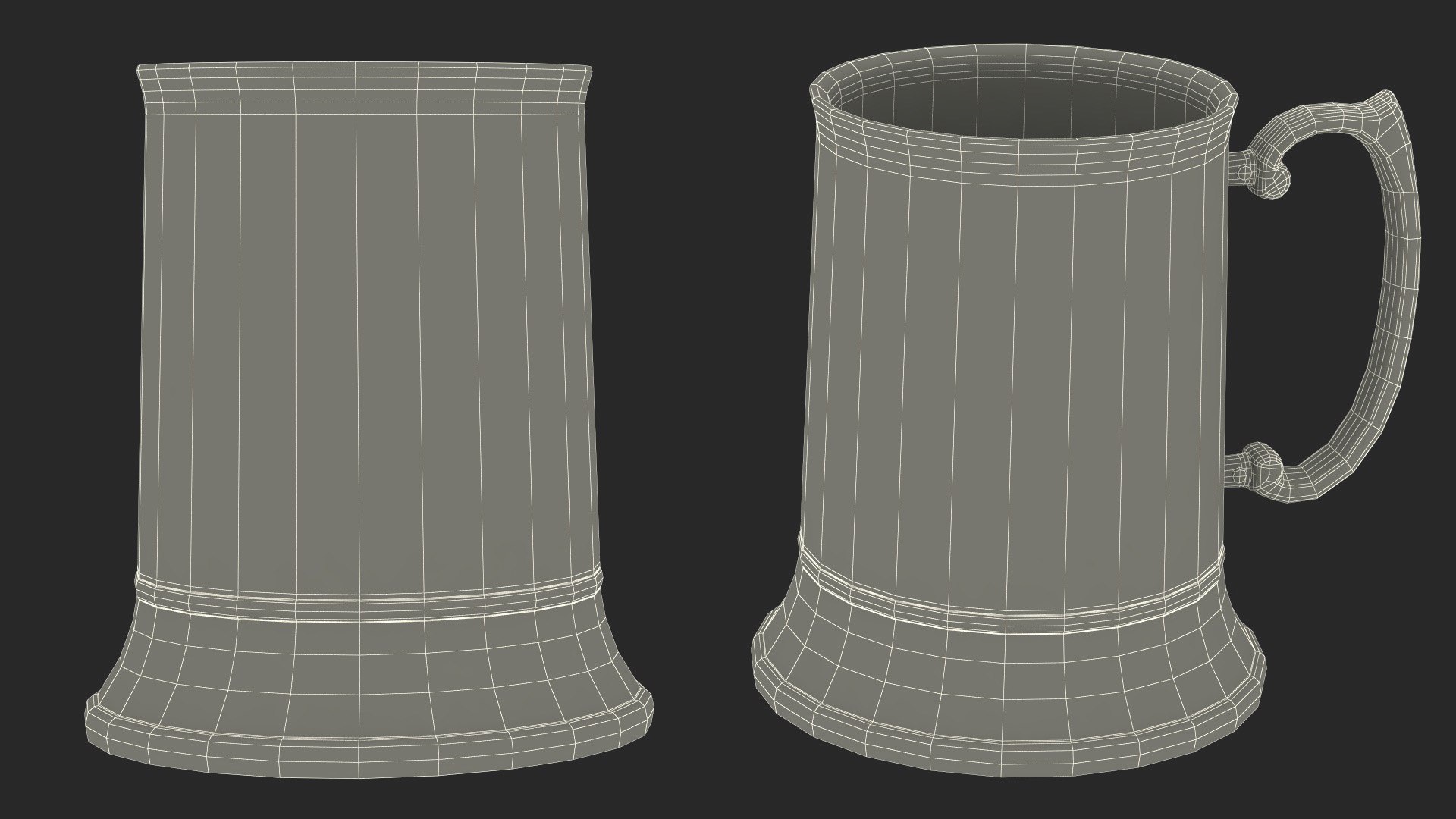 Stainless Steel Beer Mug 3D Model - TurboSquid 2269791